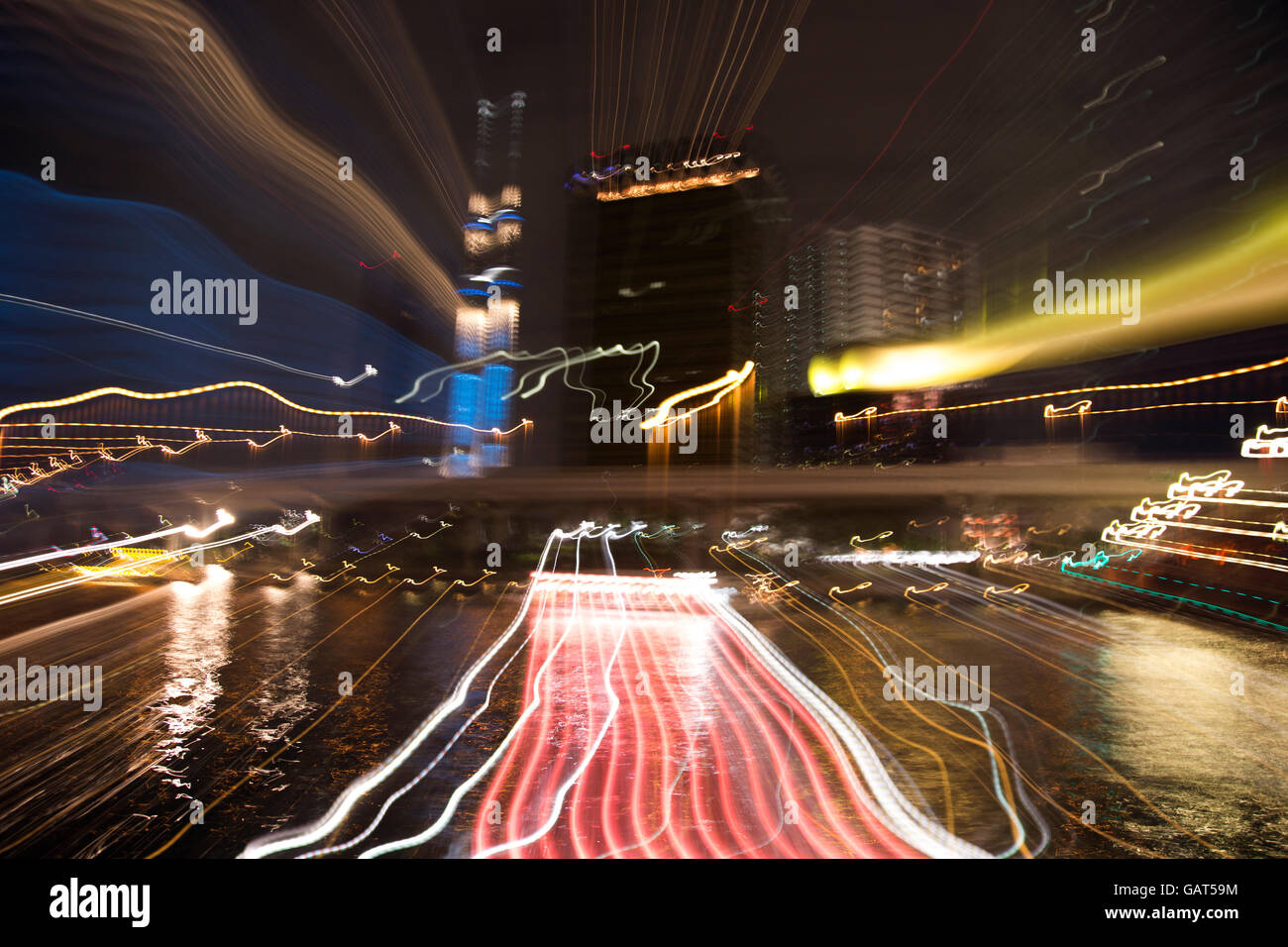 sky tree tokyo crazy lights japan Stock Photo - Alamy