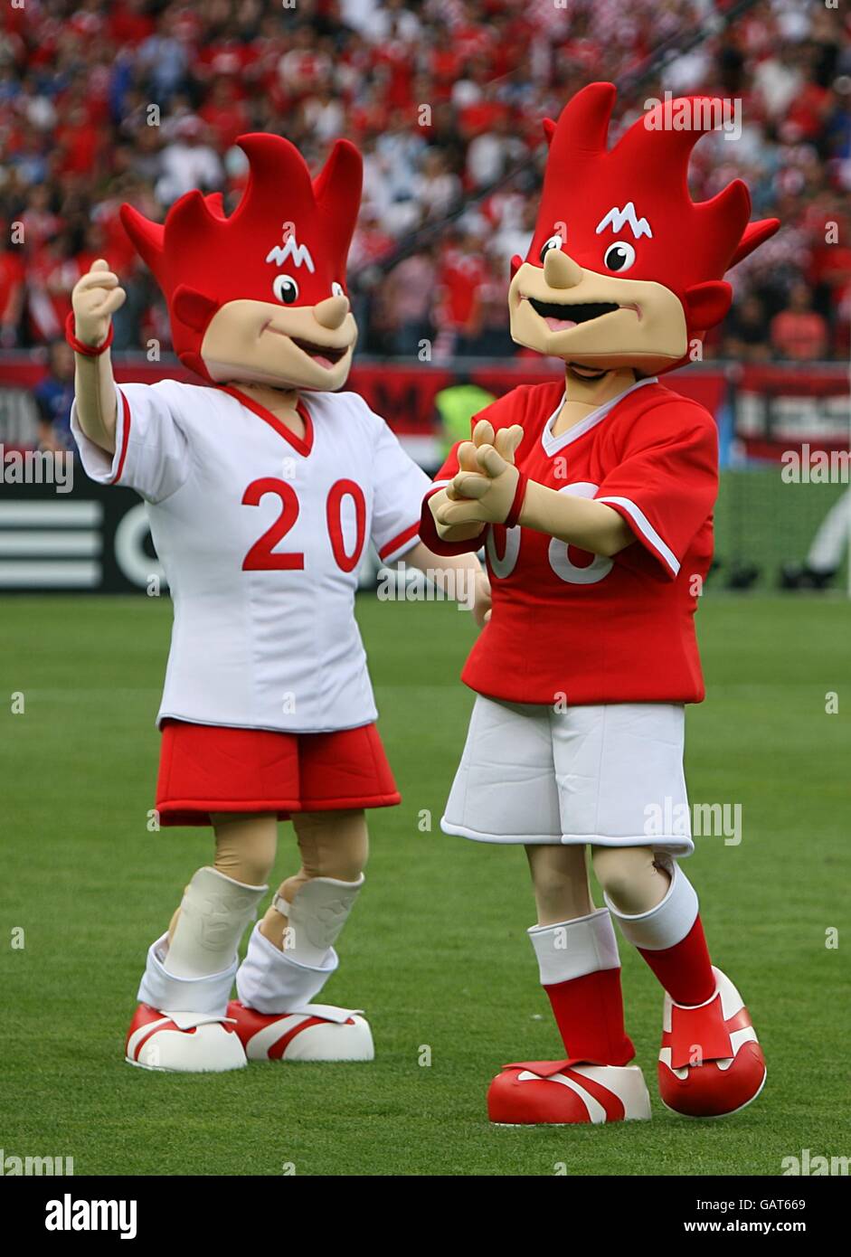 Mascots euro 2008 trix flix hi-res stock photography and images - Alamy