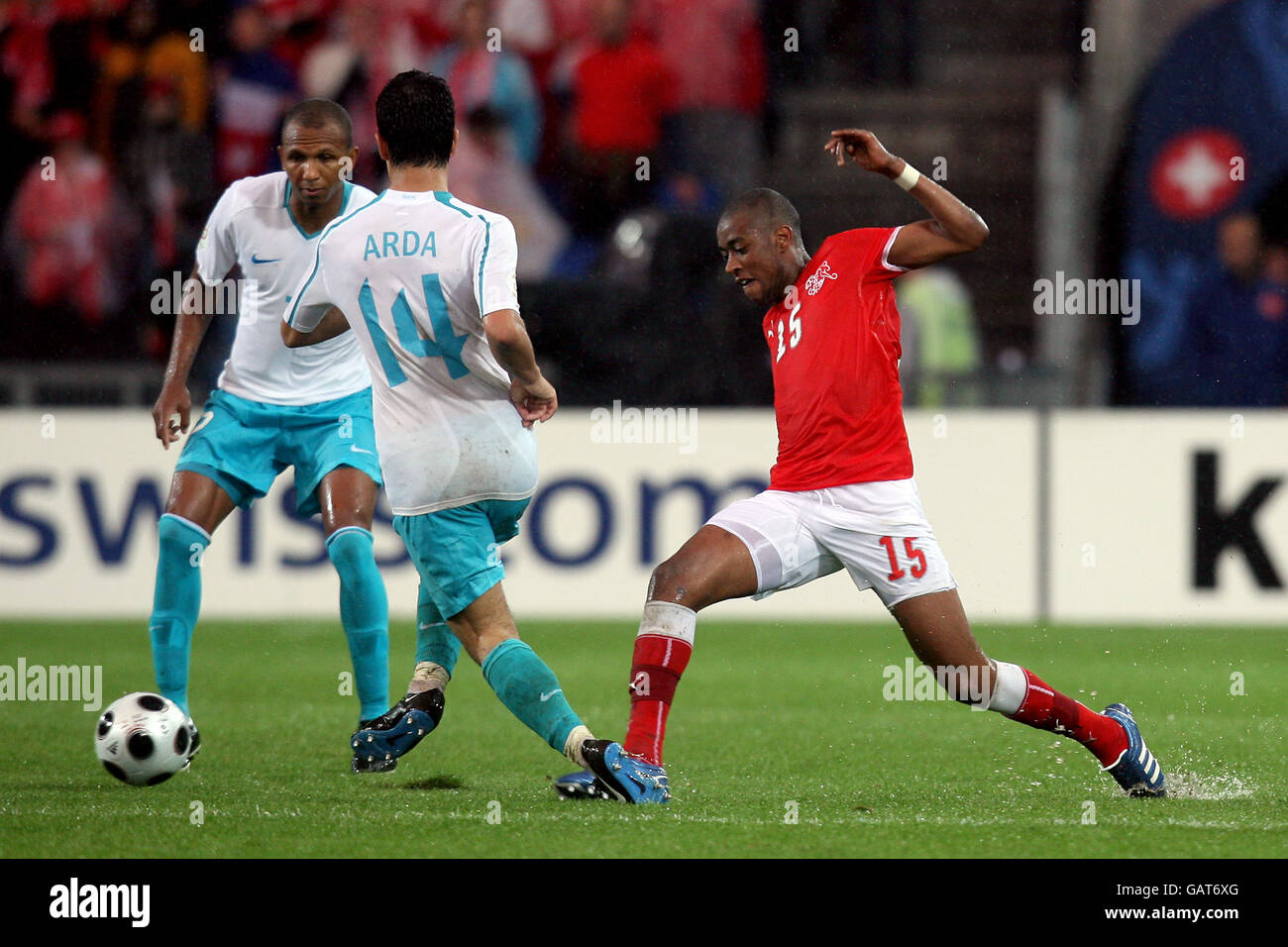 Full length ball action wet euro 2008 euro2008 hi-res stock photography ...