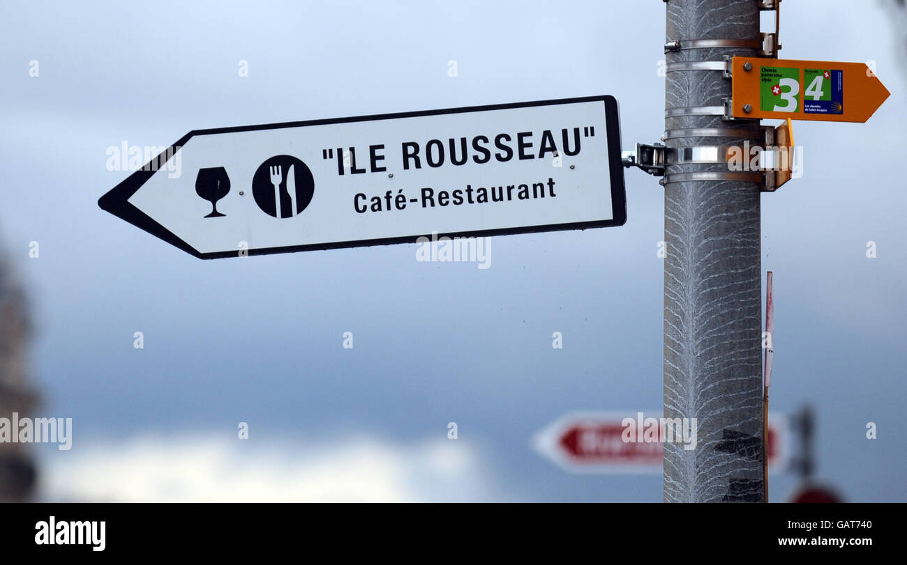 Ile rousseau geneva hi-res stock photography and images - Alamy