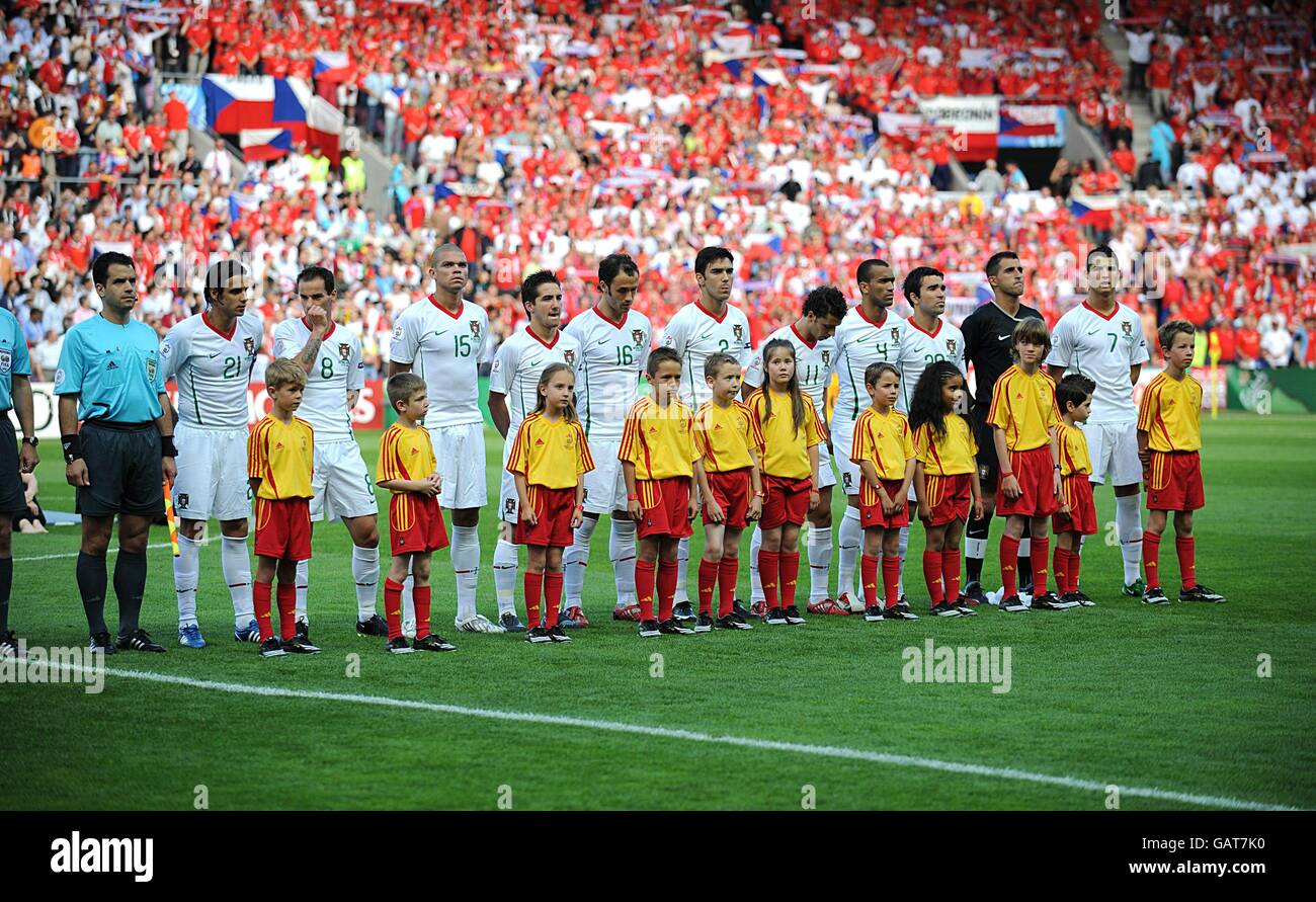 Portugal Team Group Line Up High Resolution Stock Photography and ...