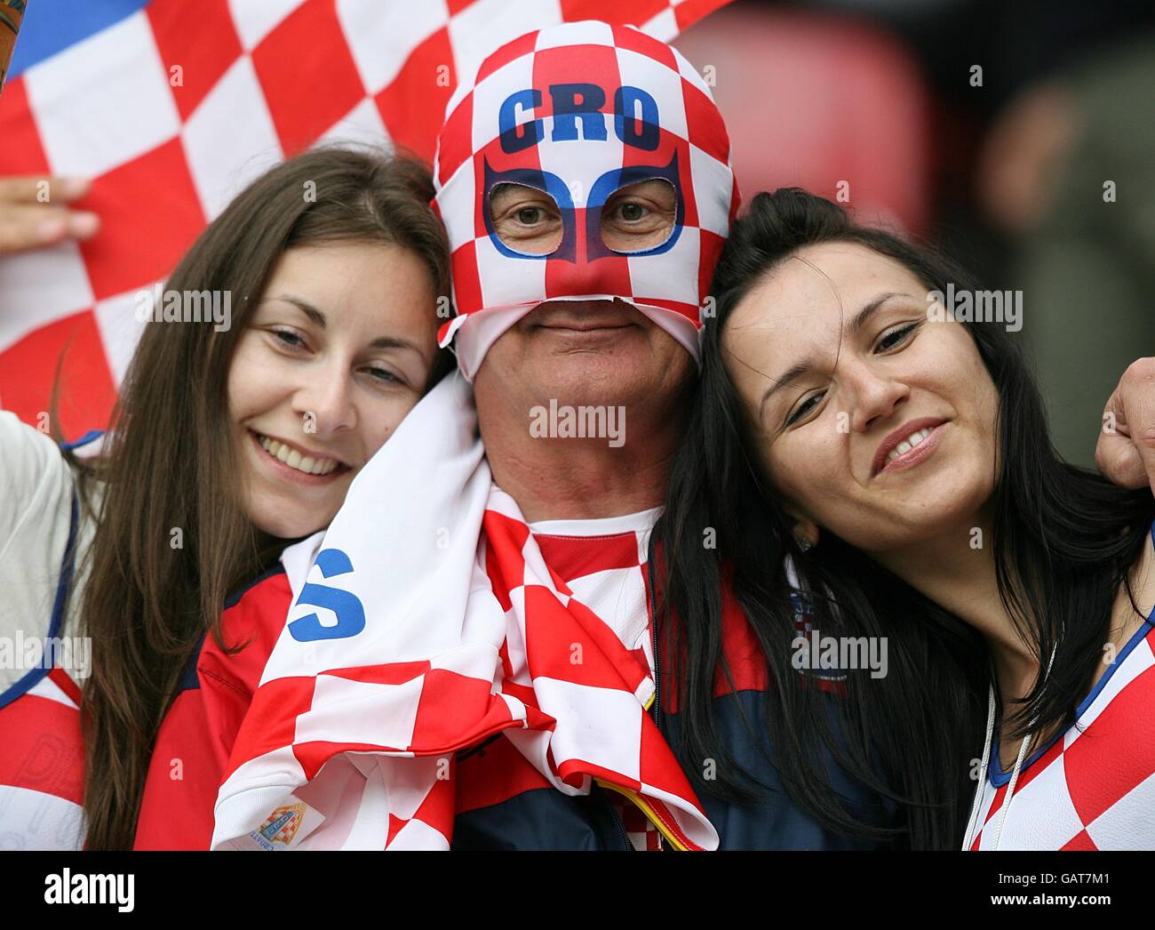 Croatian fans show their support hi-res stock photography and images ...