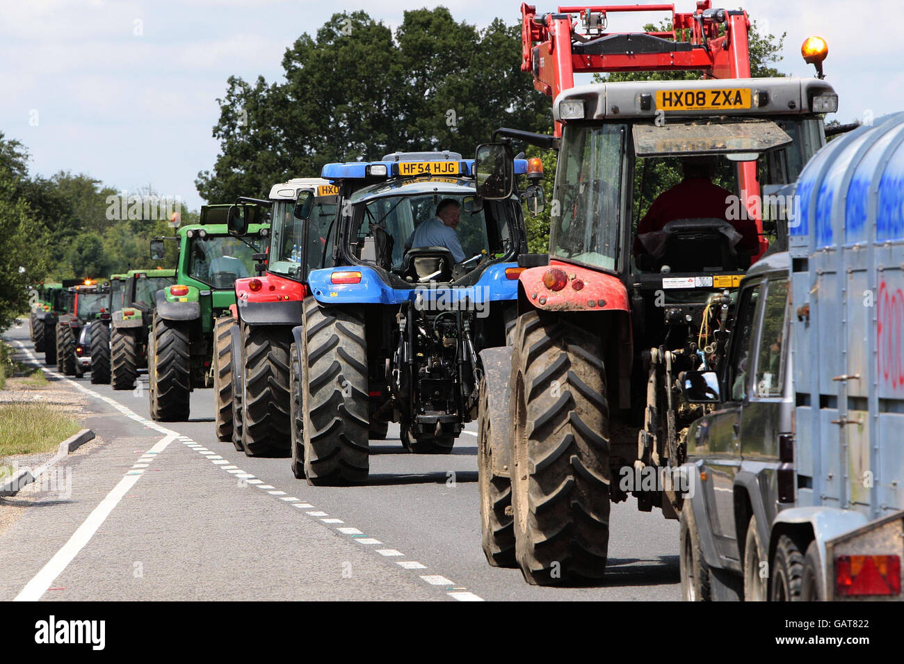 Fuel truck drives along hi-res stock photography and images - Alamy