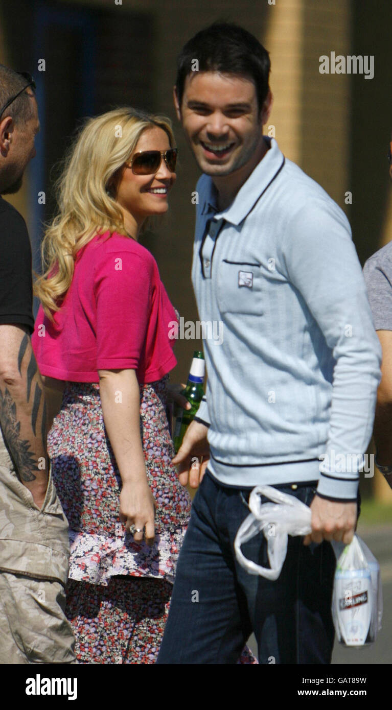 Heidi Range of The Sugababes with her boyfriend Dave Berry at the Isle ...