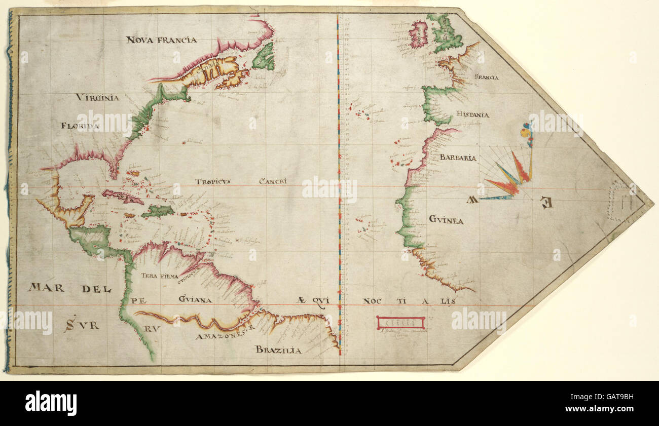 Map of virginia 1600s hi-res stock photography and images - Alamy