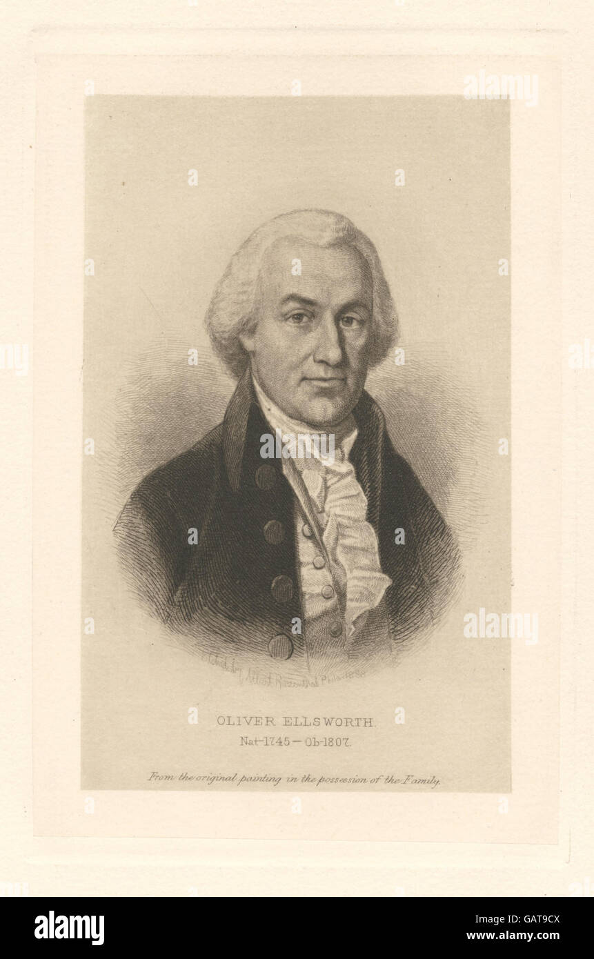 Oliver Ellsworth, an American statesman and Founding Father, is the ...
