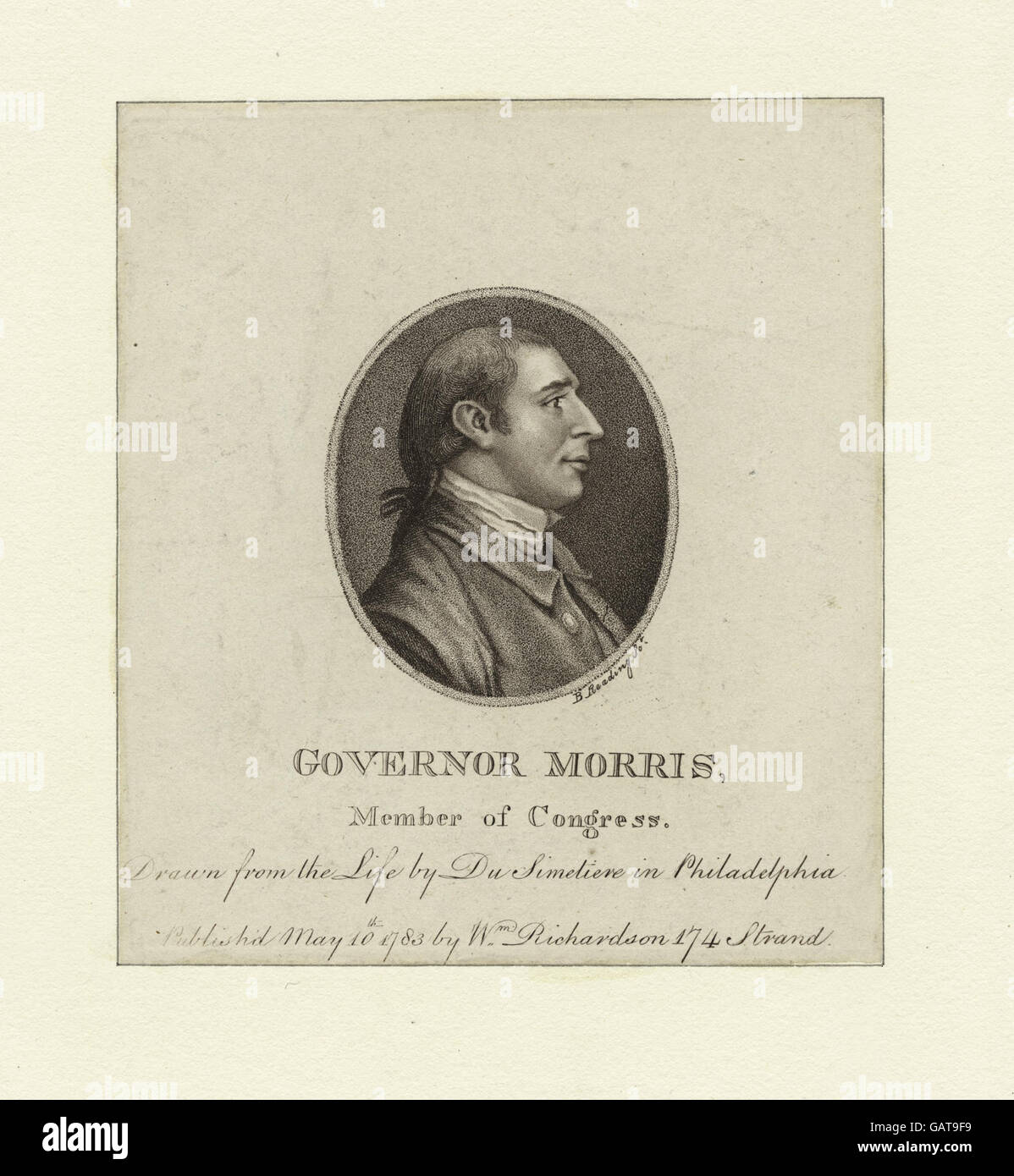 A historical record of Governor Morris, a noted member of Congress ...