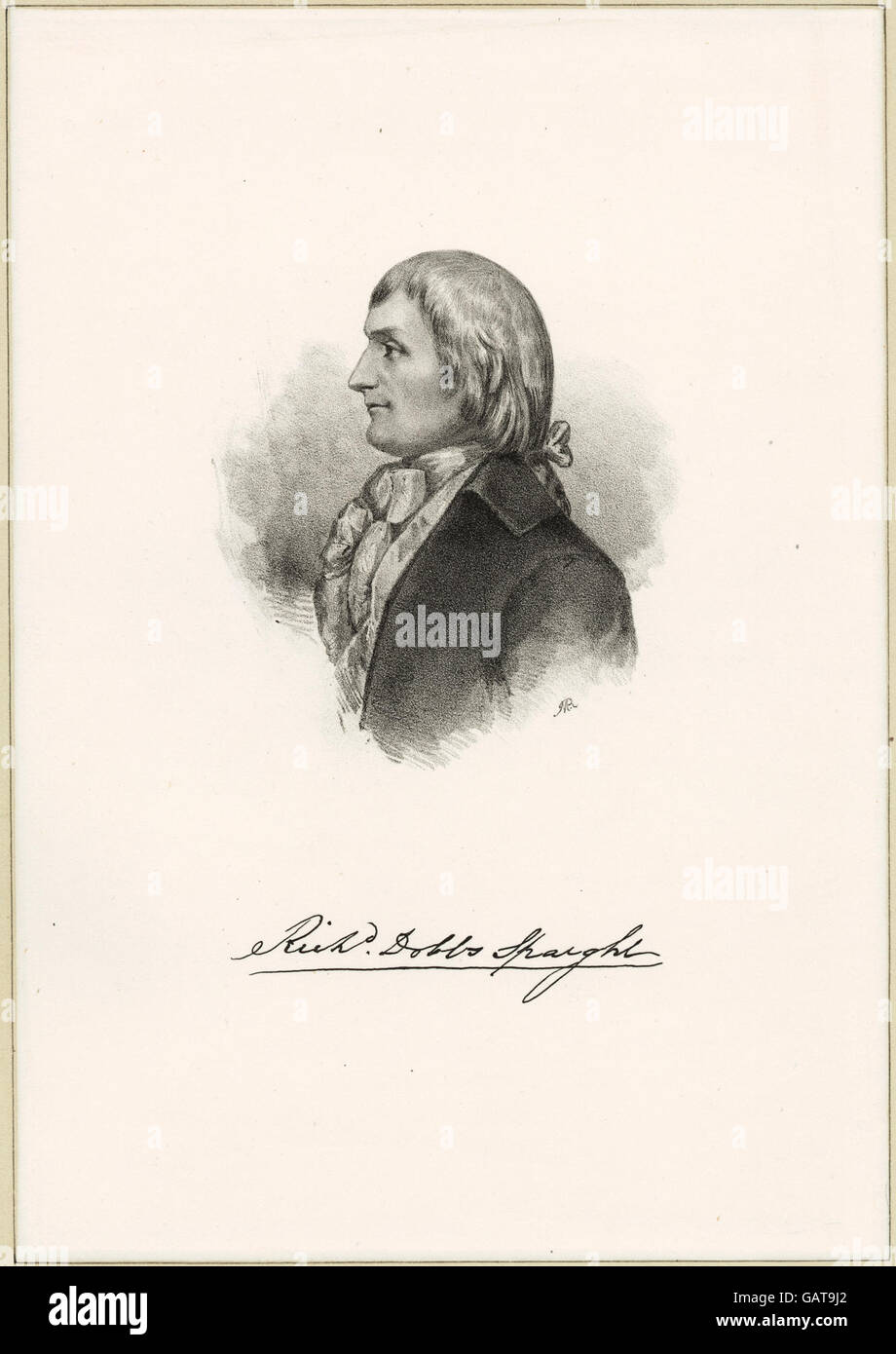Richard Dobbs Spaight, an influential figure in early American politics ...