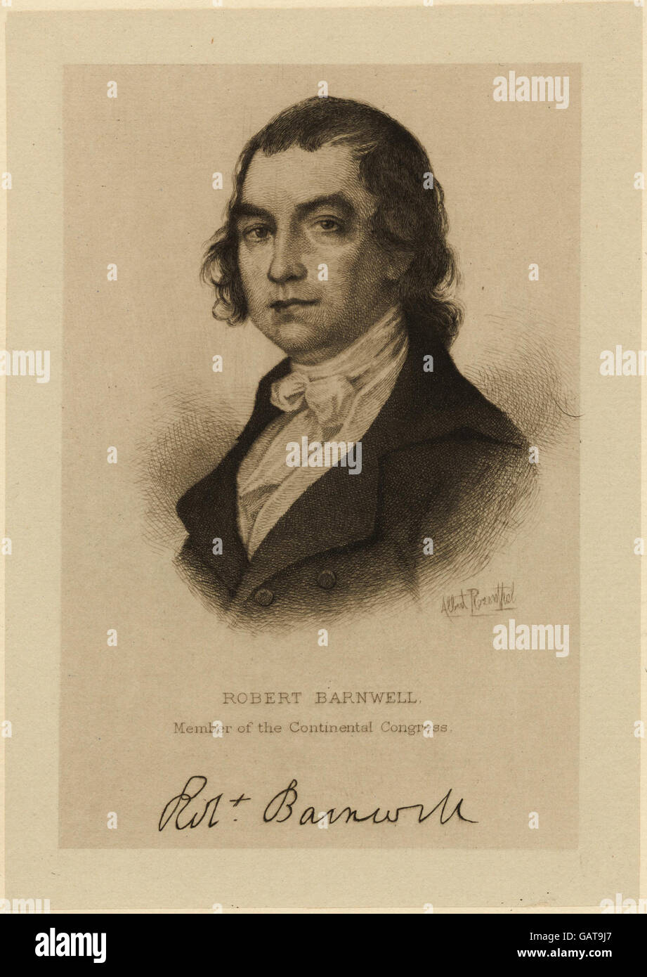 Robert Barnwell, a notable member of the Continental Congress, was an ...