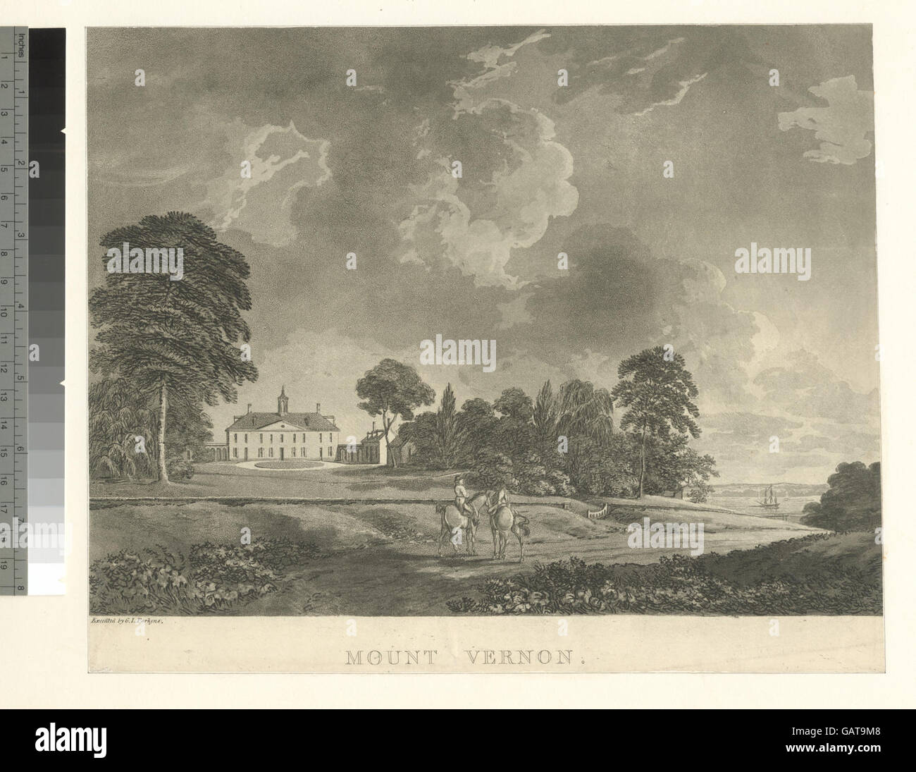 Mount Vernon, the historic plantation home of George Washington ...