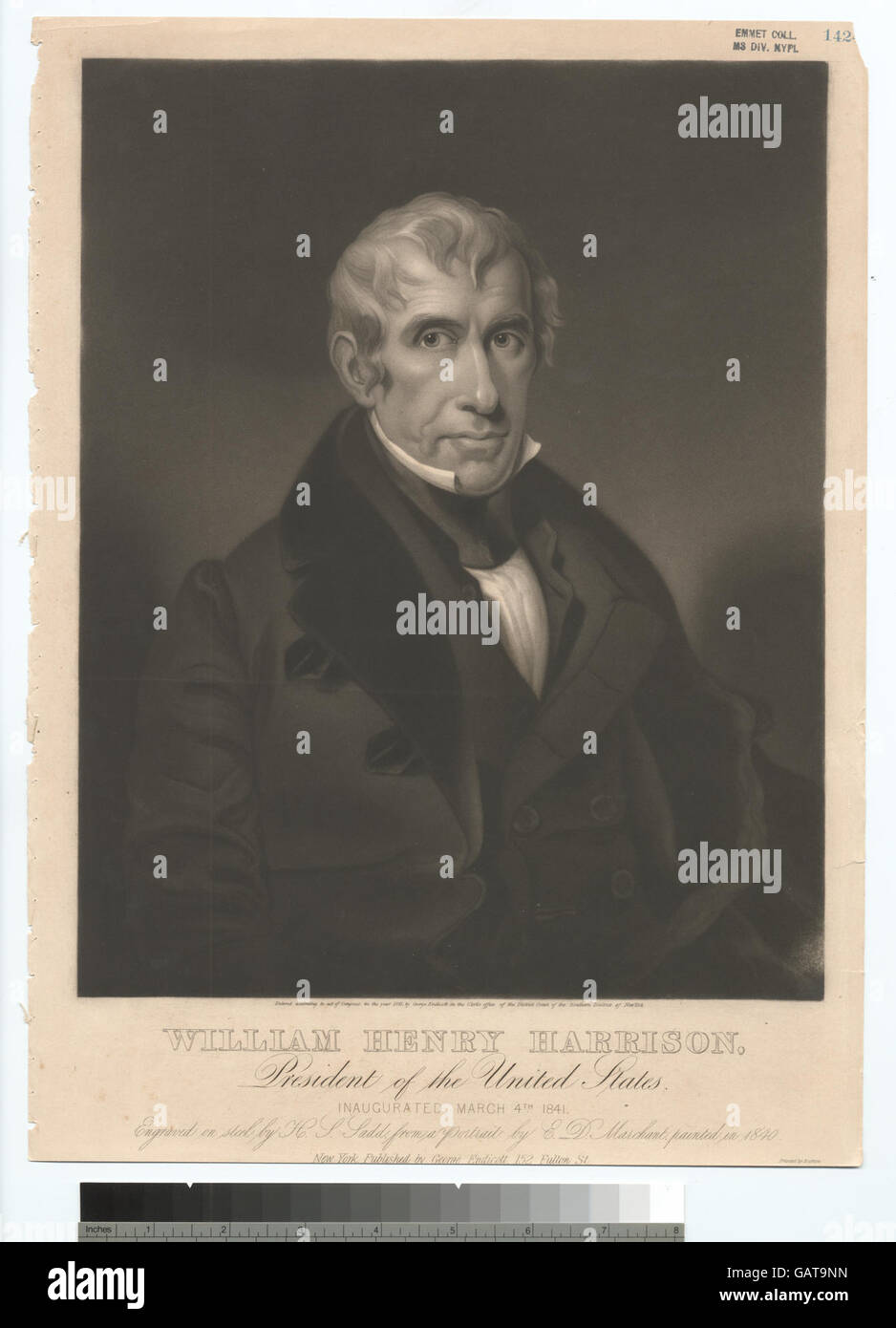 This image of William Henry Harrison, the 9th President of the United ...