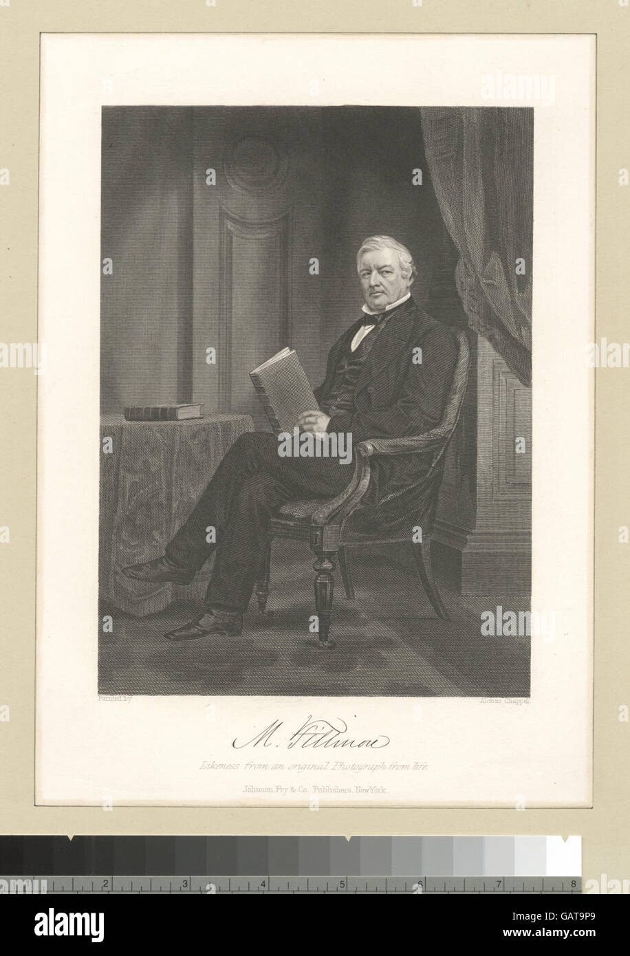 M. Fillmore was a prominent figure whose portrait is depicted in this ...