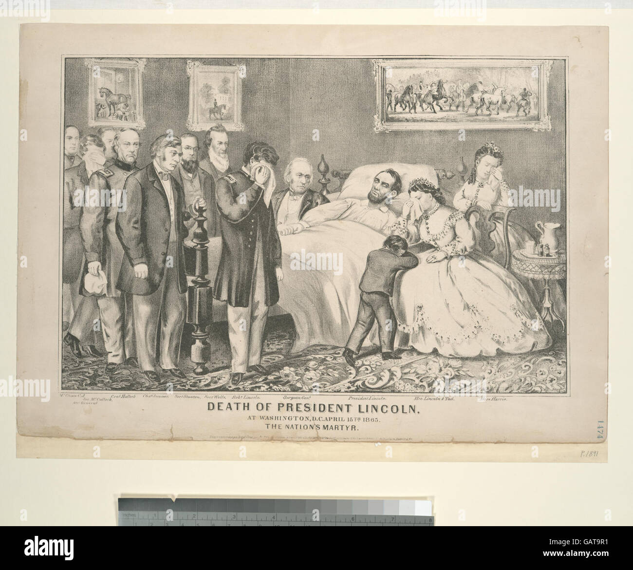 This image captures the somber moment of President Abraham Lincoln's ...