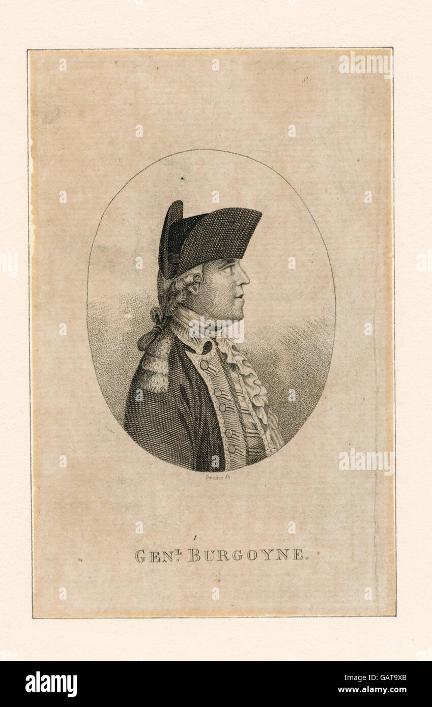History of burgoyne hi-res stock photography and images - Alamy