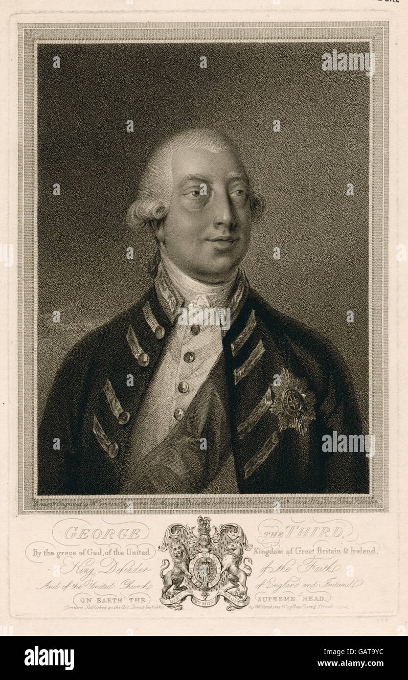 This portrait depicts King George III, whose reign is marked by ...