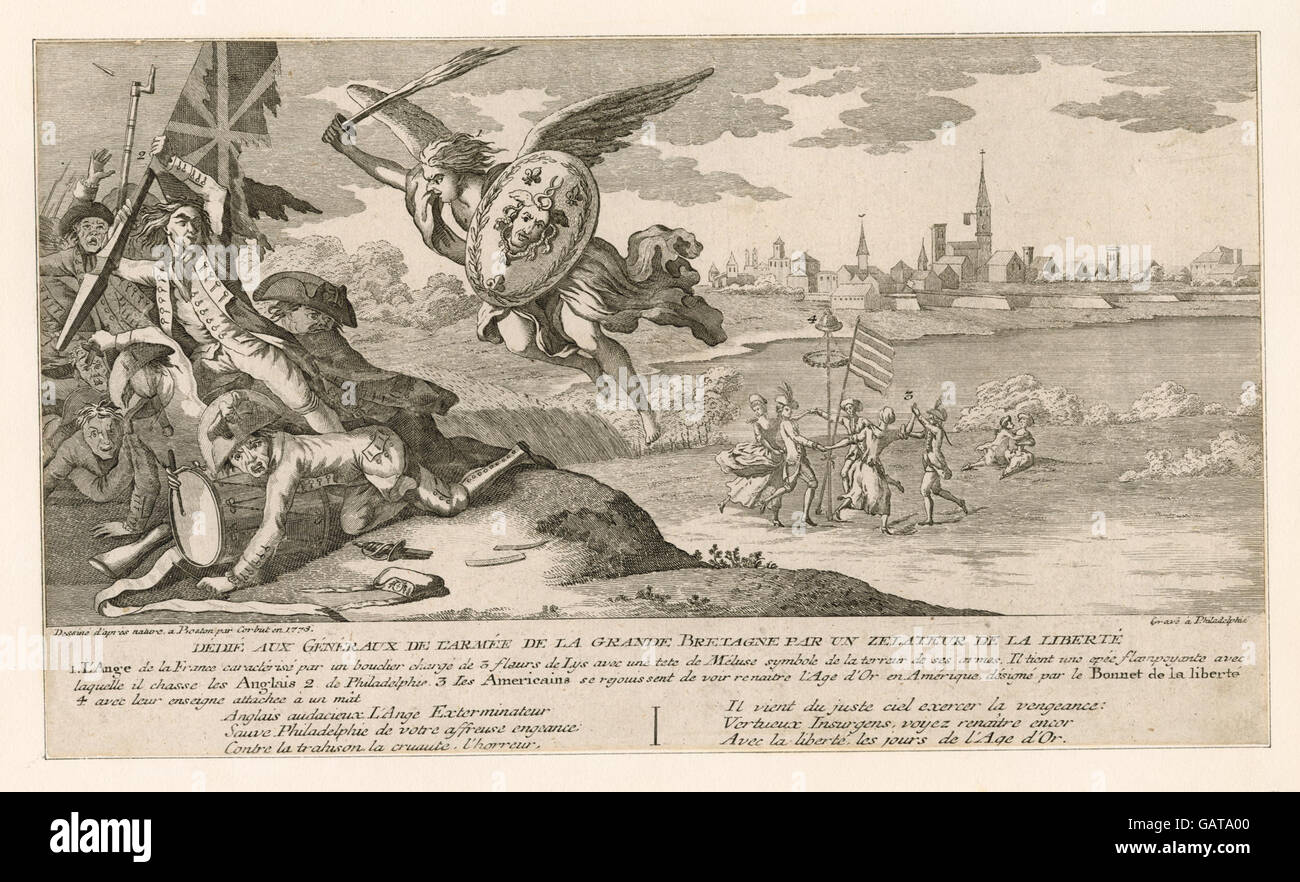 This painting, 'Allegory of the Franco-American Alliance, 1778,' symbolizes the military and ...