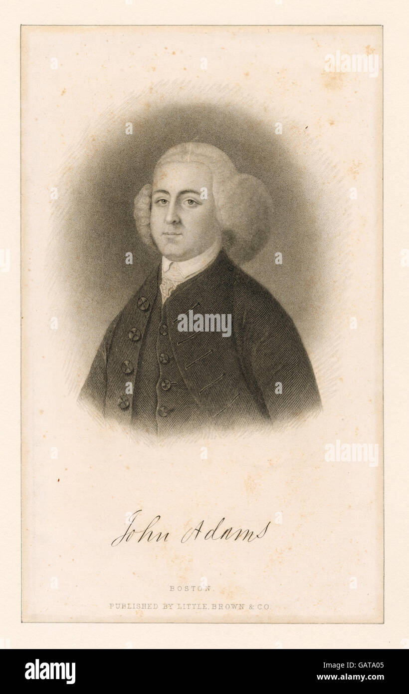 John adams president drafting hi-res stock photography and images - Alamy