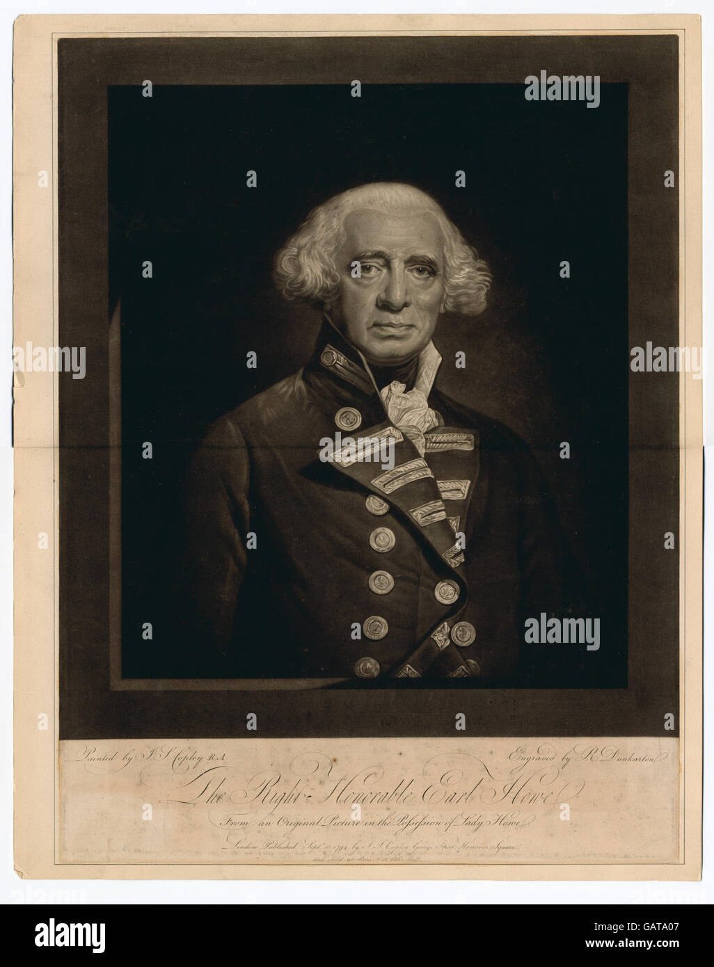 This image represents the *Right Honorable Earl Howe*, a notable ...