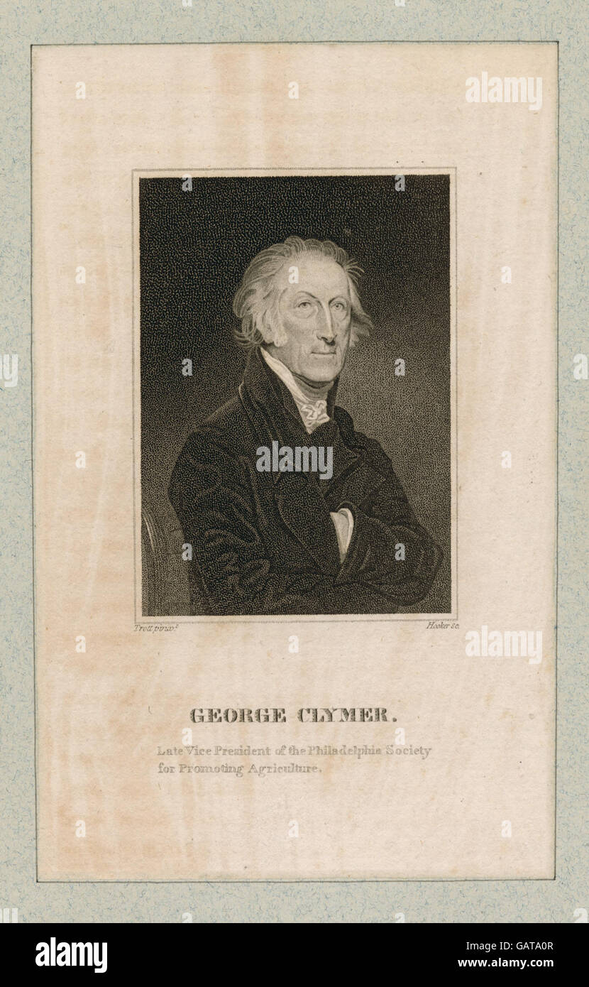 George Clymer, a late vice president of the Philadelphia Society for ...