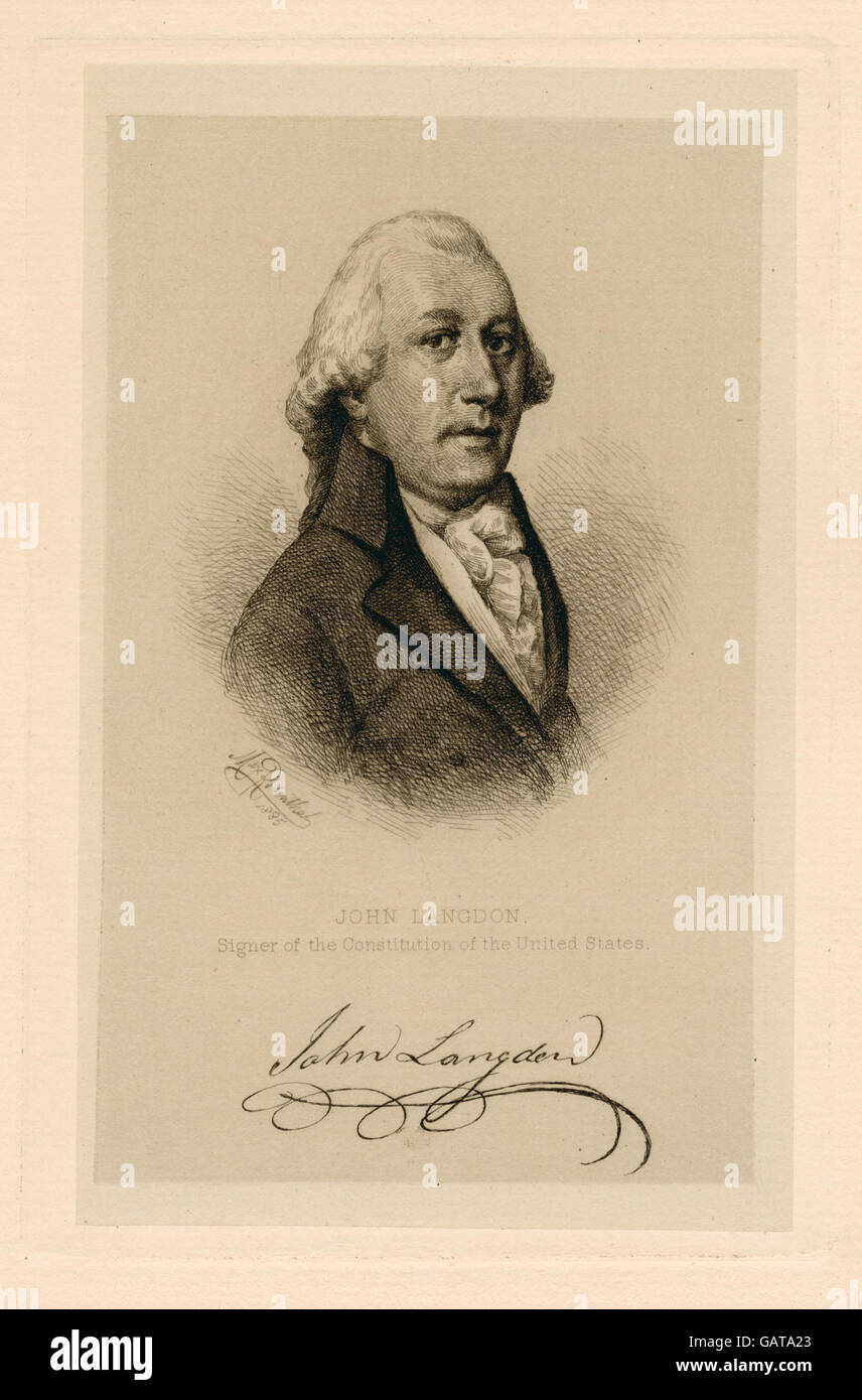 John Langdon was a signer of the United States Constitution and a ...