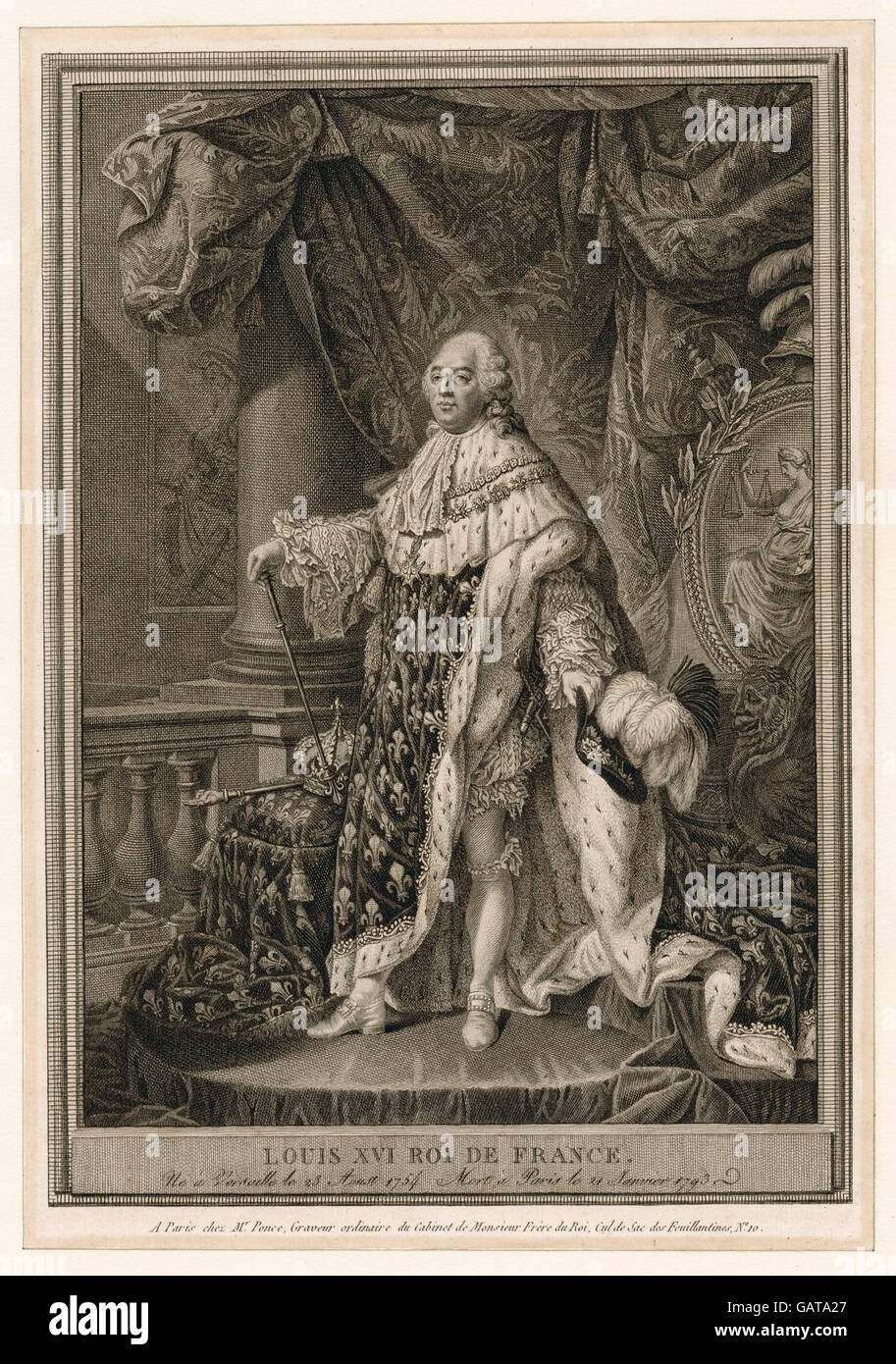 *Louis XVI*, the last King of France before the French Revolution, is ...
