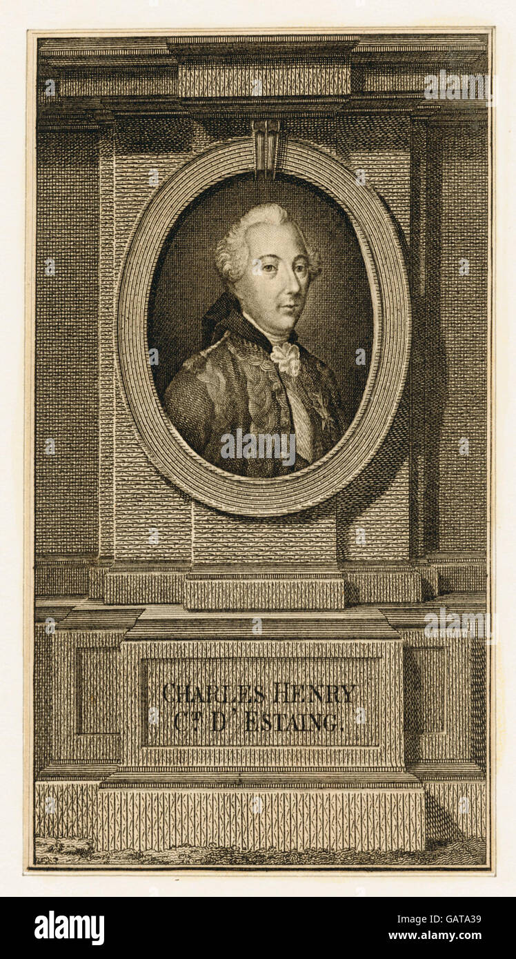 Charles Henry, Ct. d'Estaing ( Hades-250994-465396 Stock Photo - Alamy