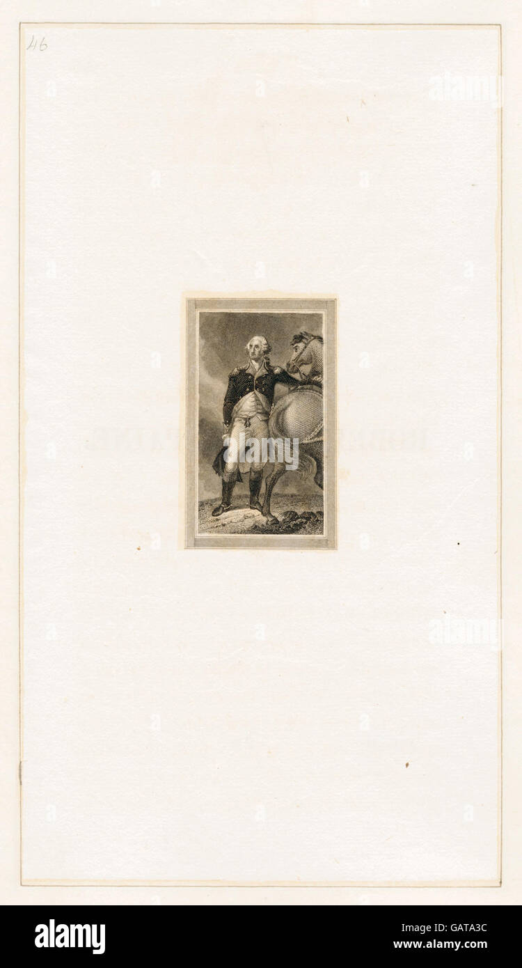 This image features a historical portrait of George Washington, a ...