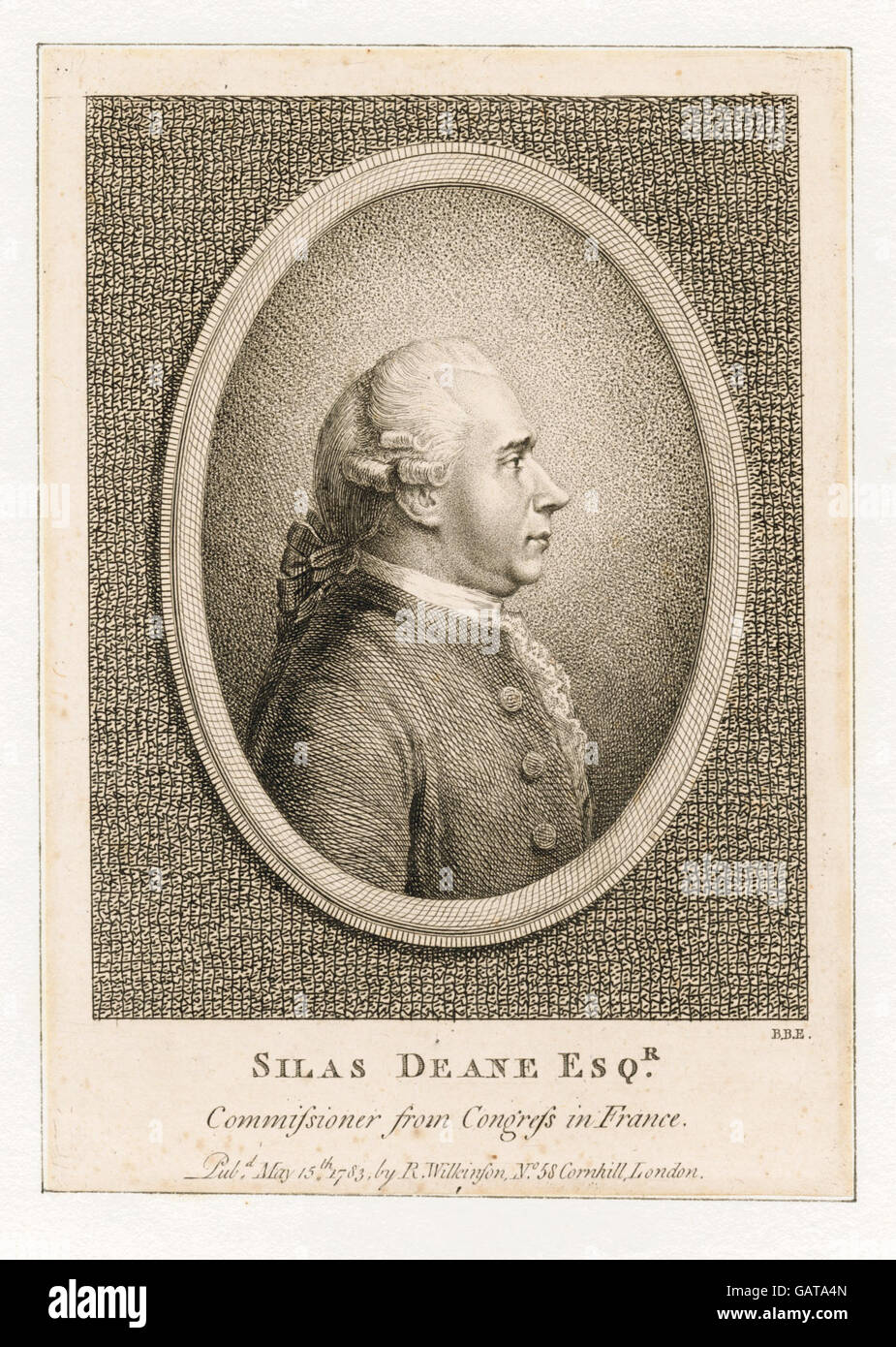 Portrait of Silas Deane, American diplomat and commissioner to France ...