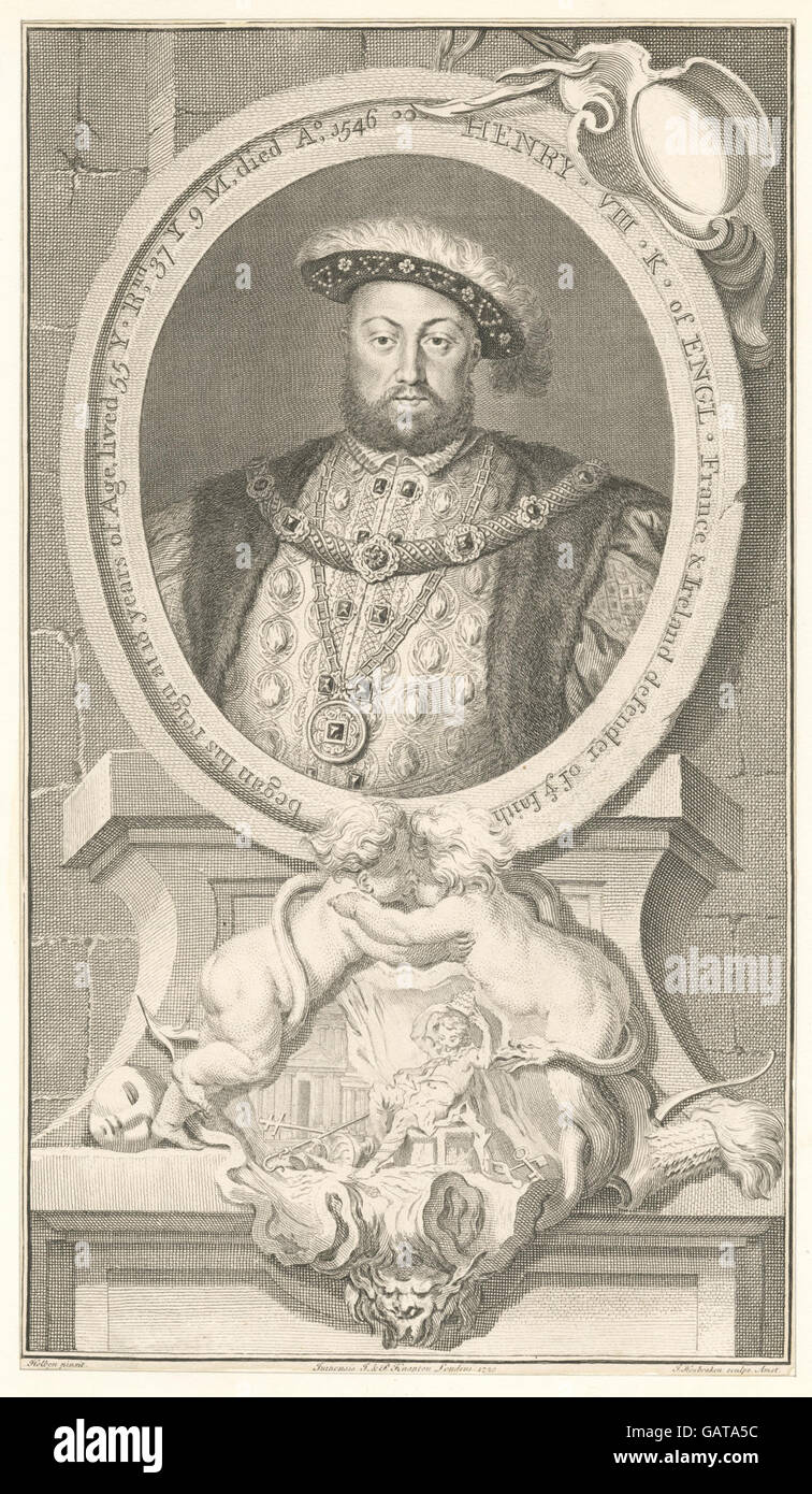 A historical reference to Henry VIII, the iconic English king who ...