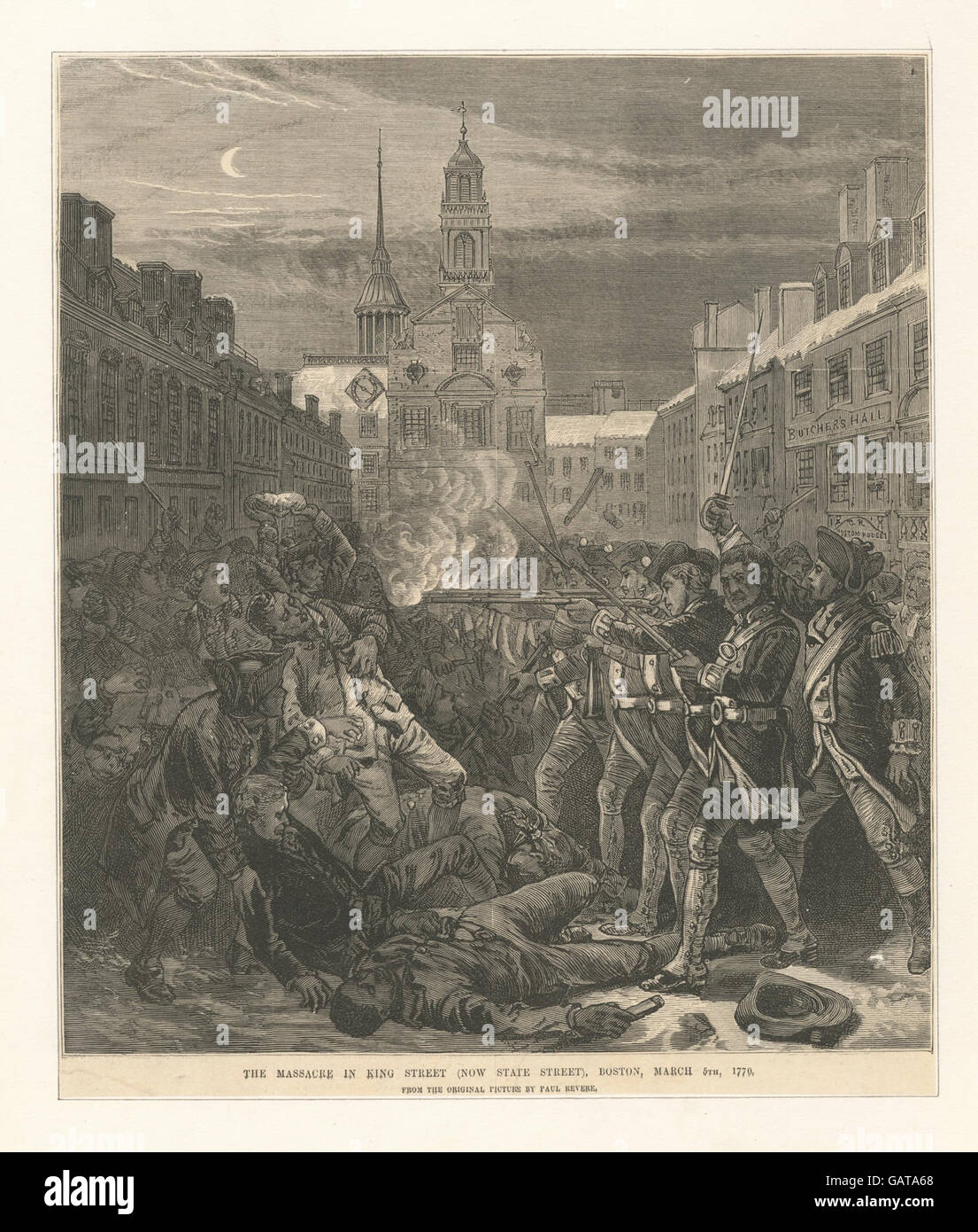 Revere boston massacre hi-res stock photography and images - Alamy