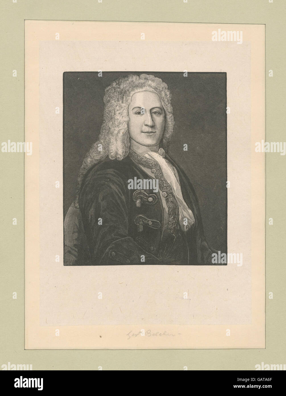 A portrait of Jonathan Belcher, a notable historical figure. This work ...