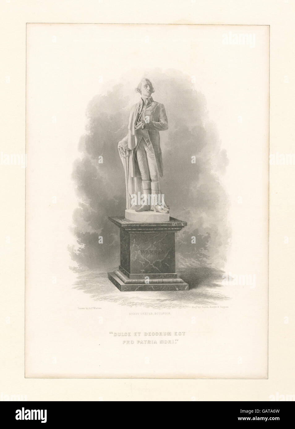 The statue of Joseph Warren at Bunker Hill commemorates the life and ...