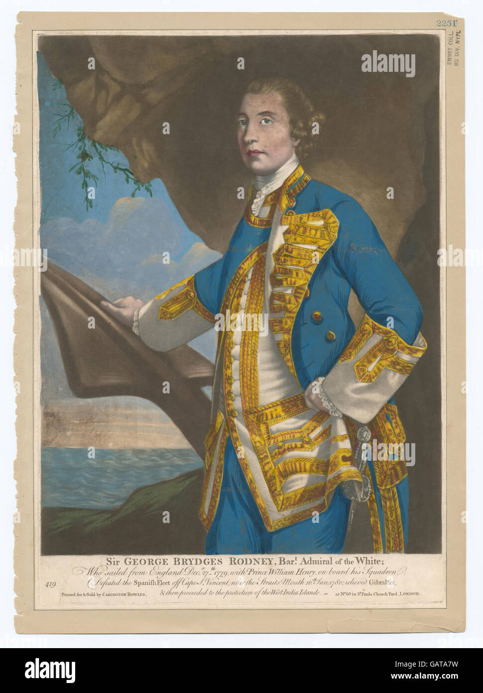 Sir george rodney hi-res stock photography and images - Alamy