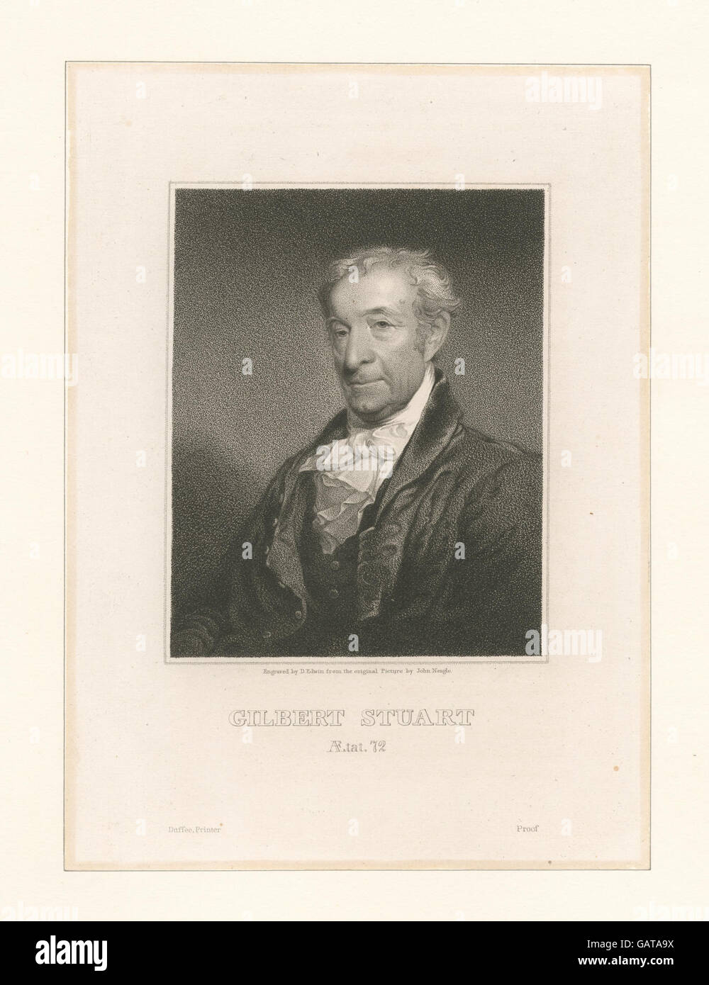 This painting by Gilbert Stuart, depicting the figure of Hades ...