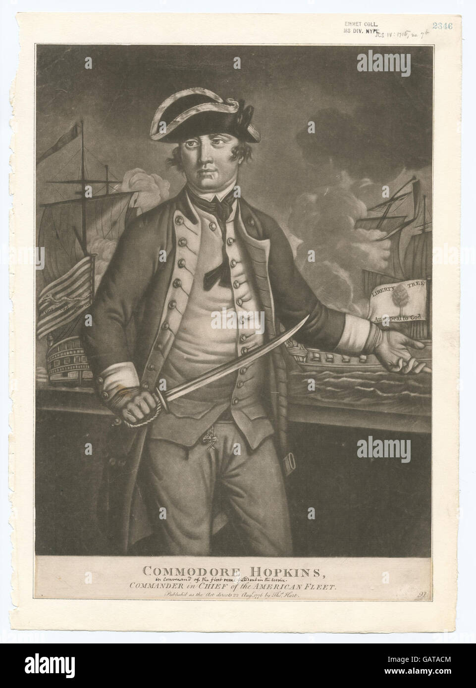 Commodore Hopkins was the Commander in Chief of the Continental Navy ...
