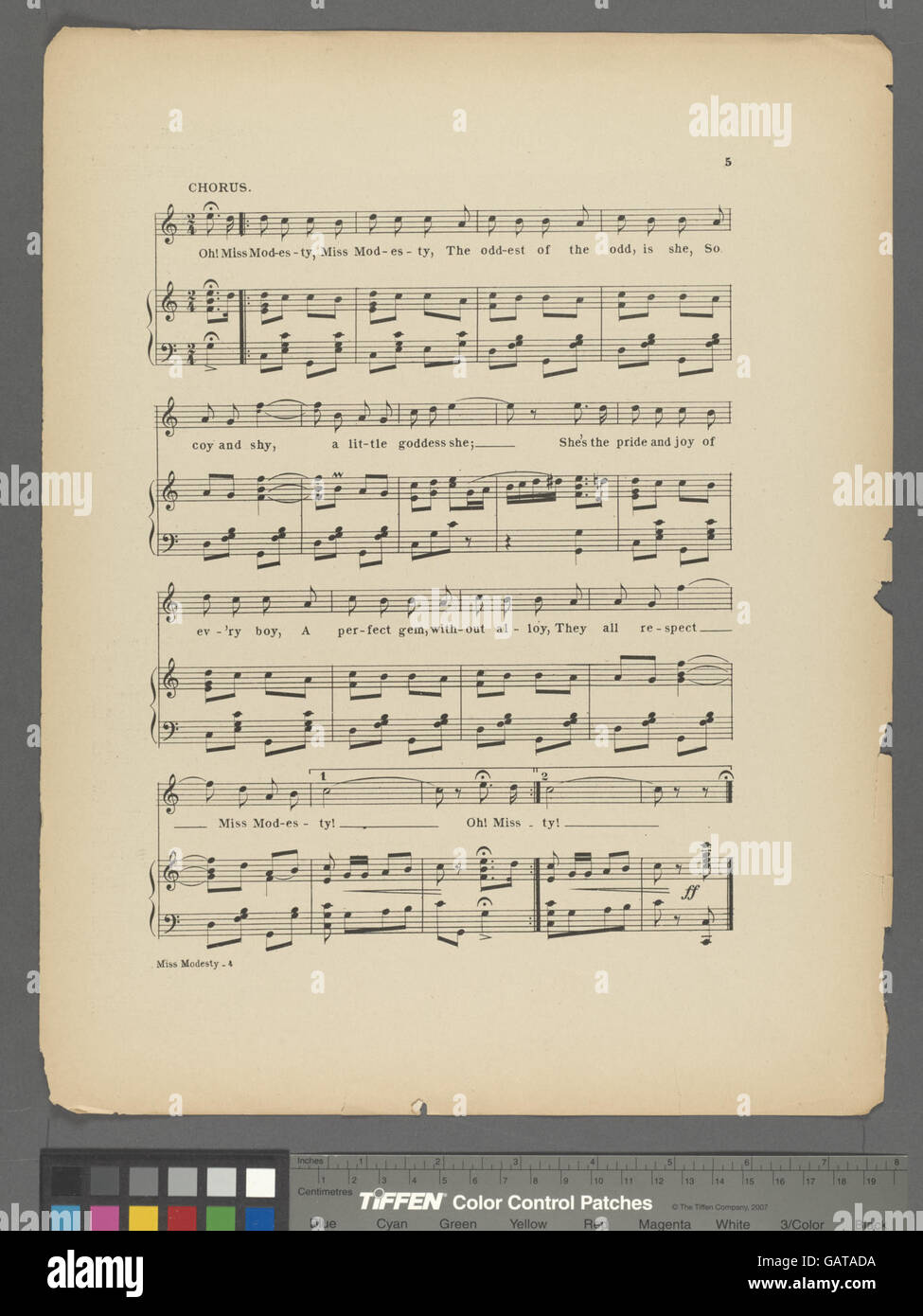 'Miss Modesty' is a work of art, exploring themes of virtue and modesty ...