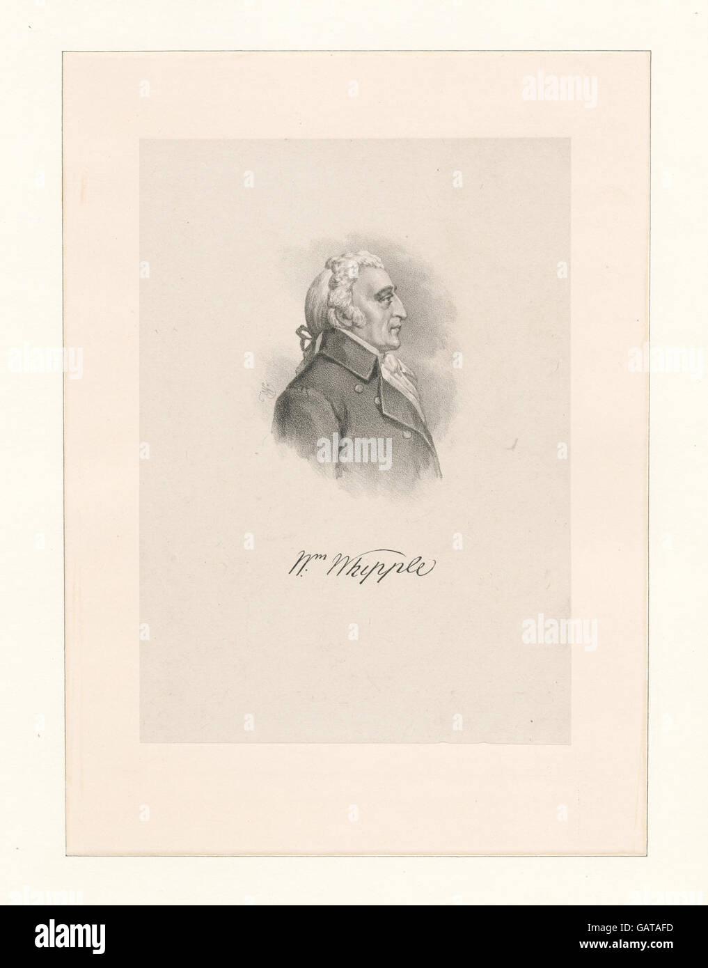 William Whipple, a signer of the Declaration of Independence, is the ...