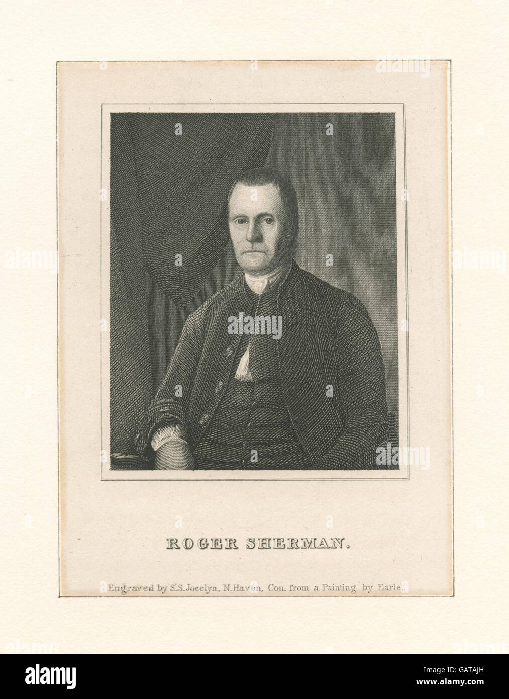 This portrait of Roger Sherman, an influential figure in American ...