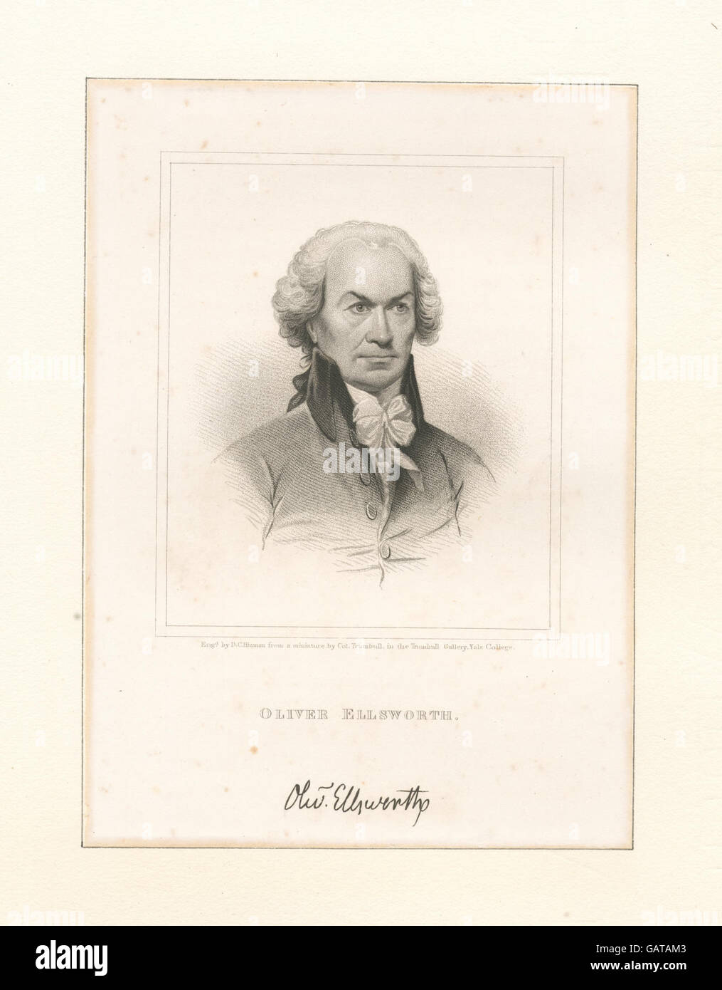 Oliver Ellsworth was a prominent American lawyer and politician ...