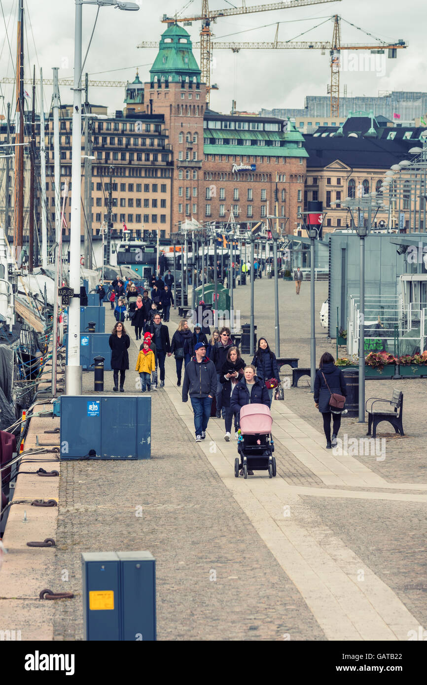 Swedish pedestrian crossing sign hi-res stock photography and images ...