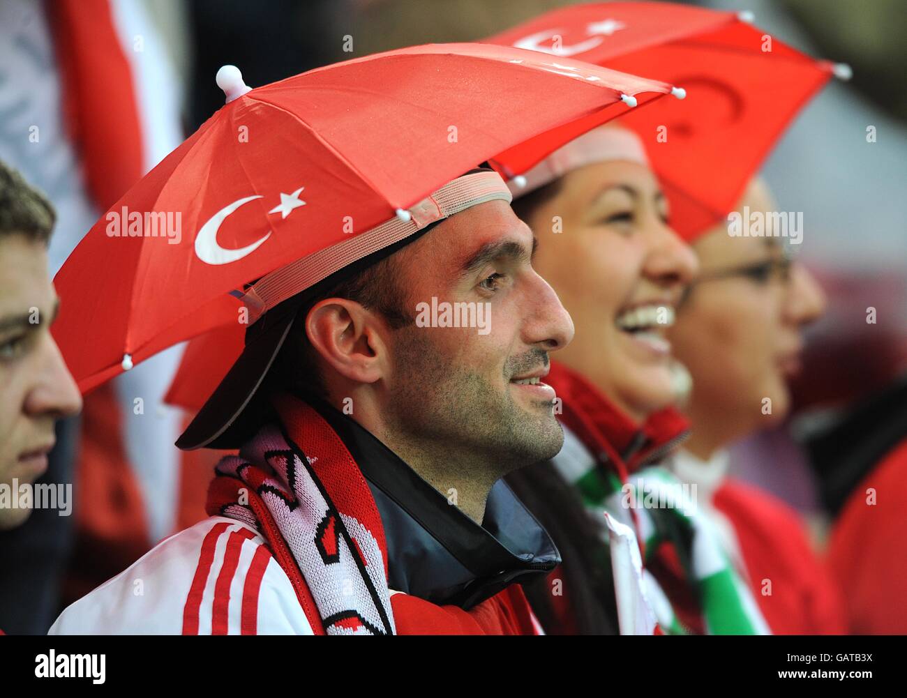 Two czech republic fans in the stands hi-res stock photography and ...
