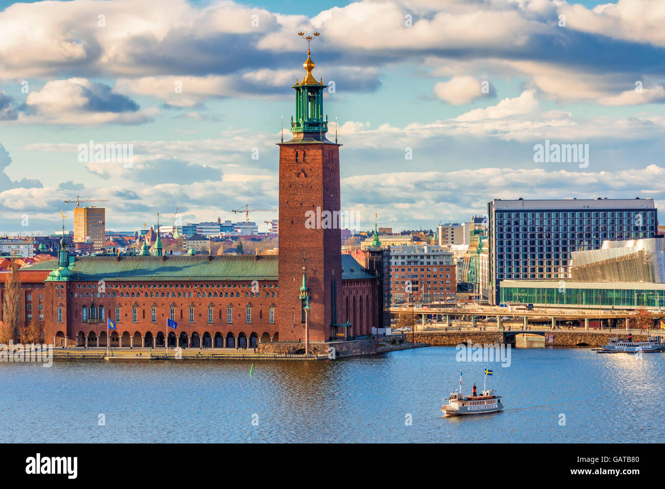Stockholm City Hall. The Stockholm City Hall is the building of the ...