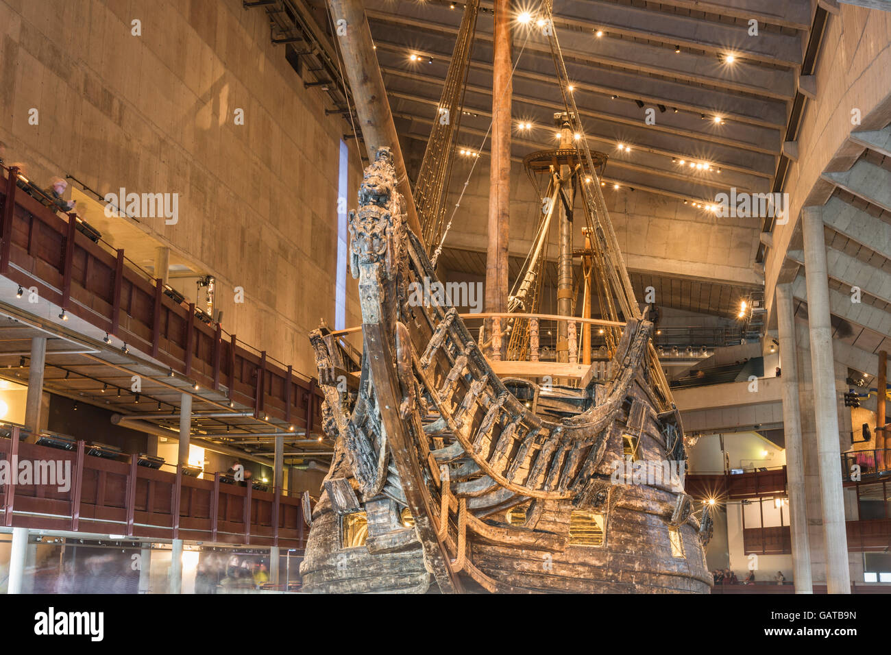 Stockholm, Sweden - April 01, 2016: The Vasa Museum is a maritime ...