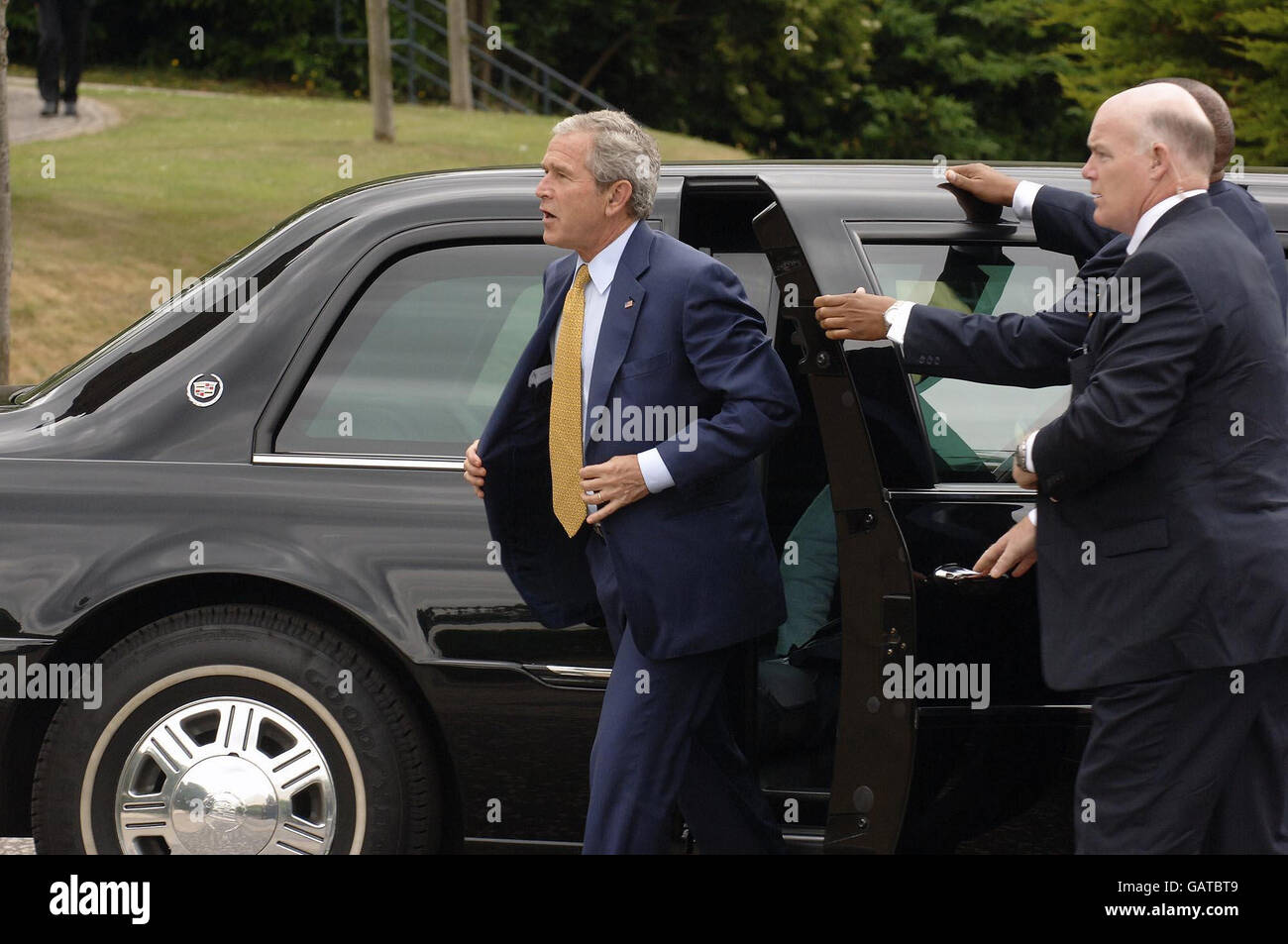 Car us president george bush hi-res stock photography and images - Alamy