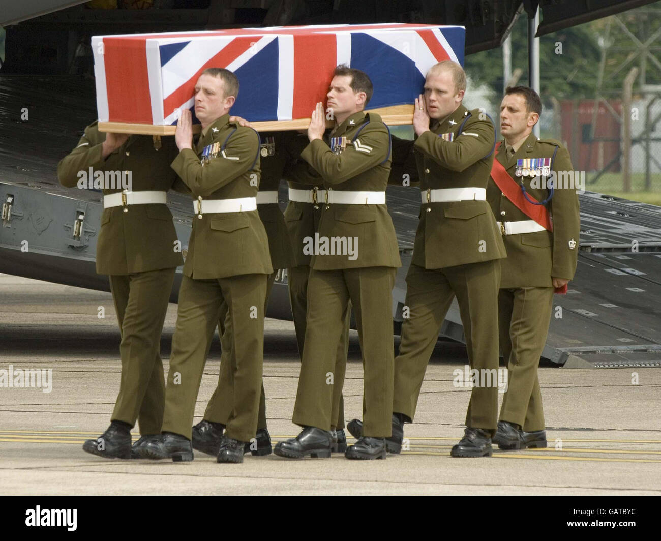 Repatriations at RAF Lyneham Stock Photo - Alamy