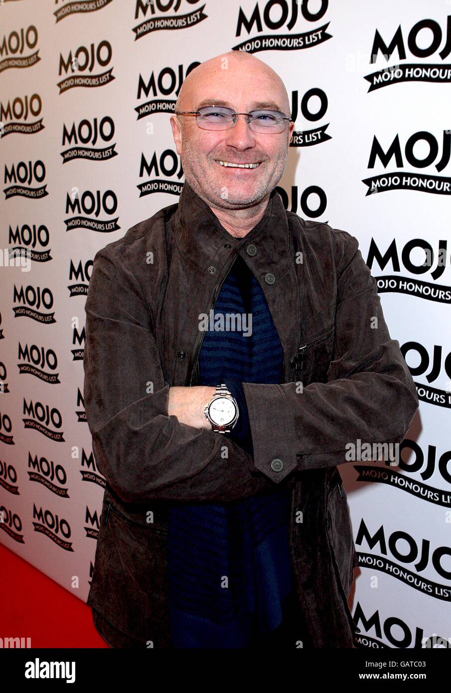 Phil Collins arrives for the Mojo Honours List award ceremony at The ...