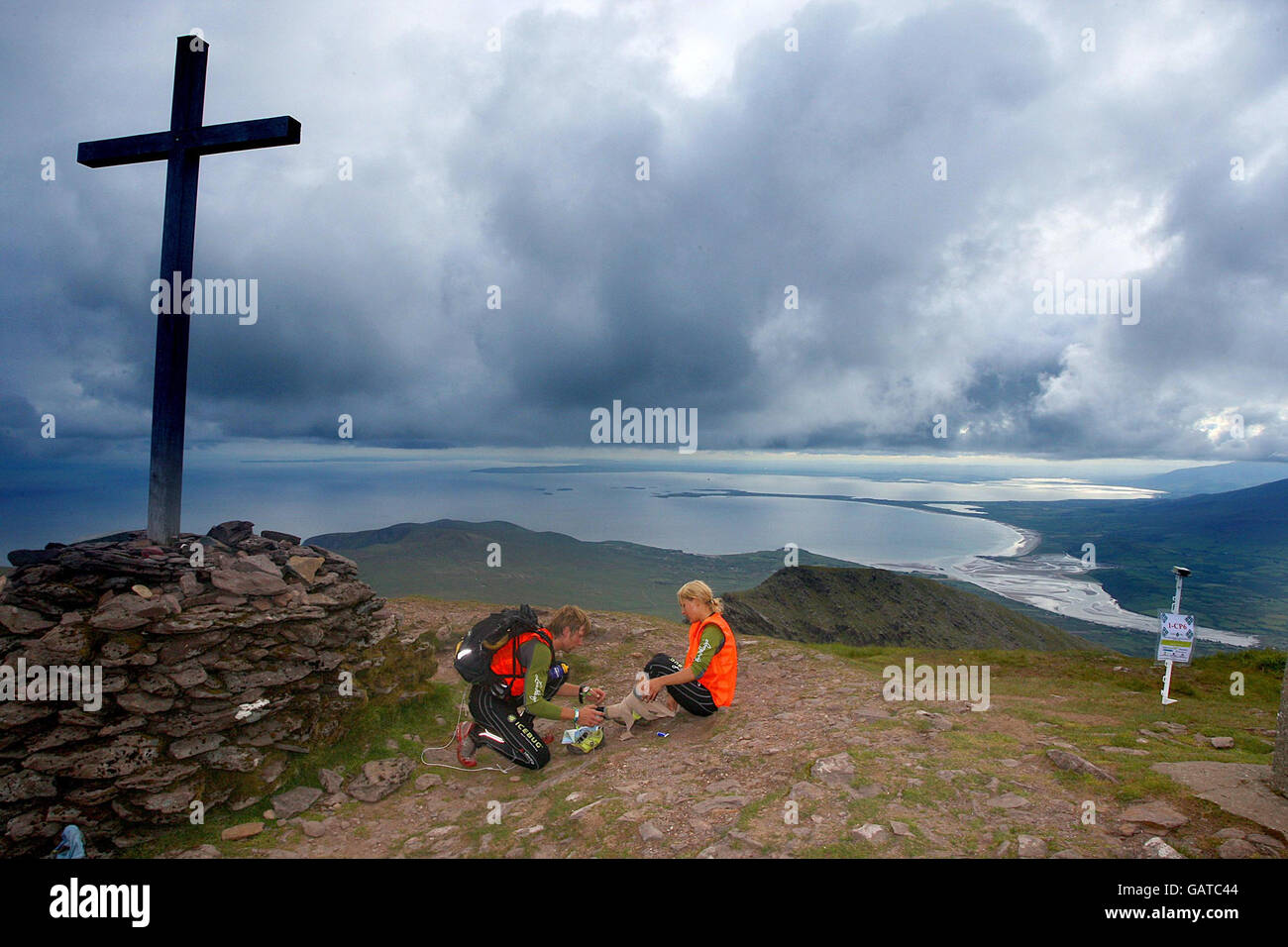 Athletes begin gruelling adventure race Stock Photo - Alamy