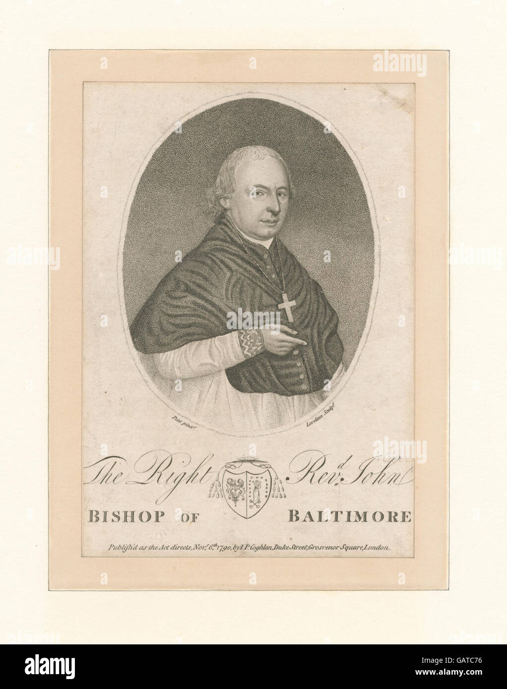 The Right Reverend John was the Bishop of Baltimore during a key period ...