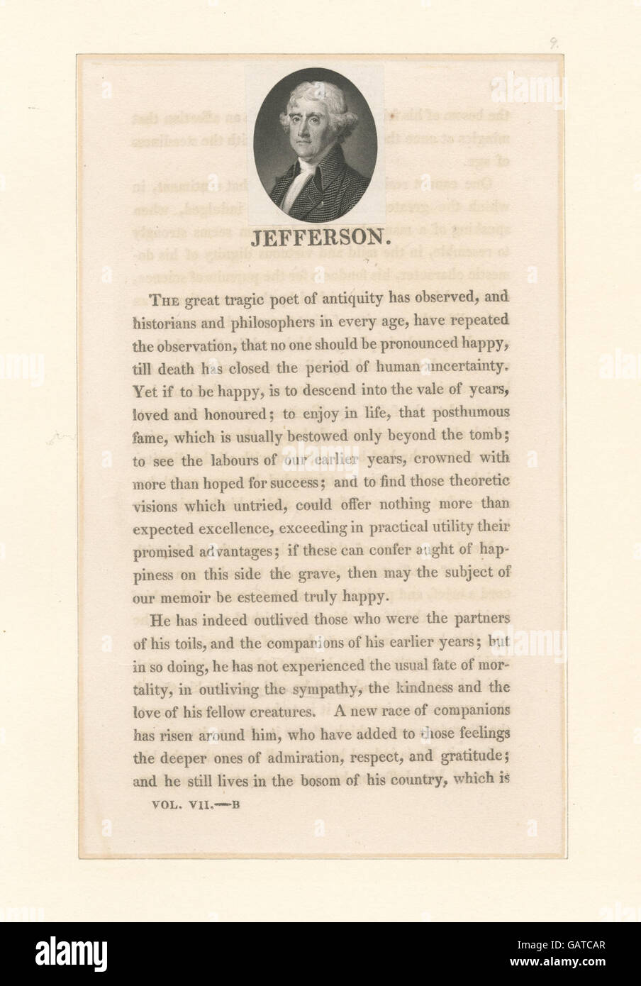 This title refers to Thomas Jefferson, the third President of the ...