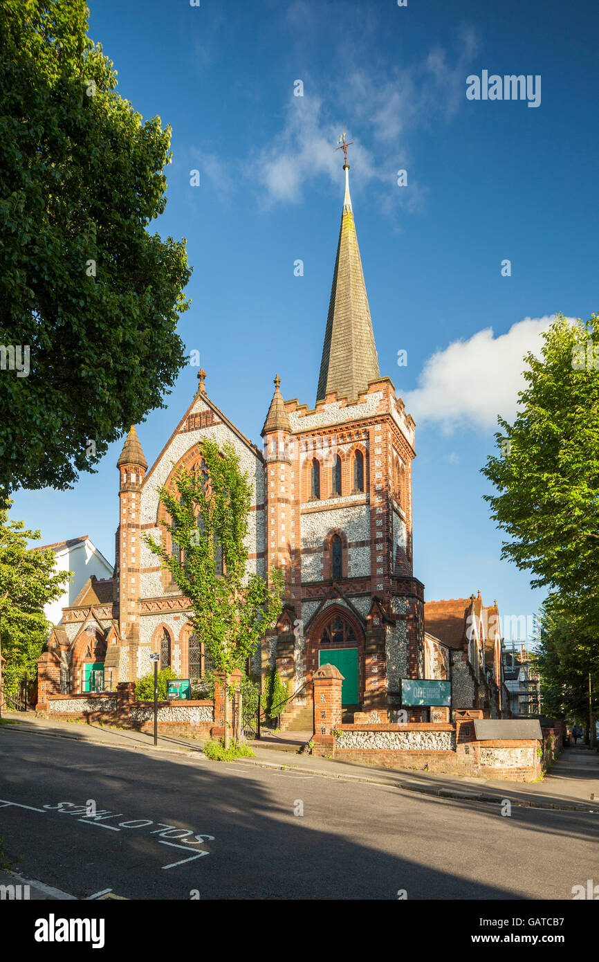 Summer afternoon at One Church Brighton Stock Photo - Alamy